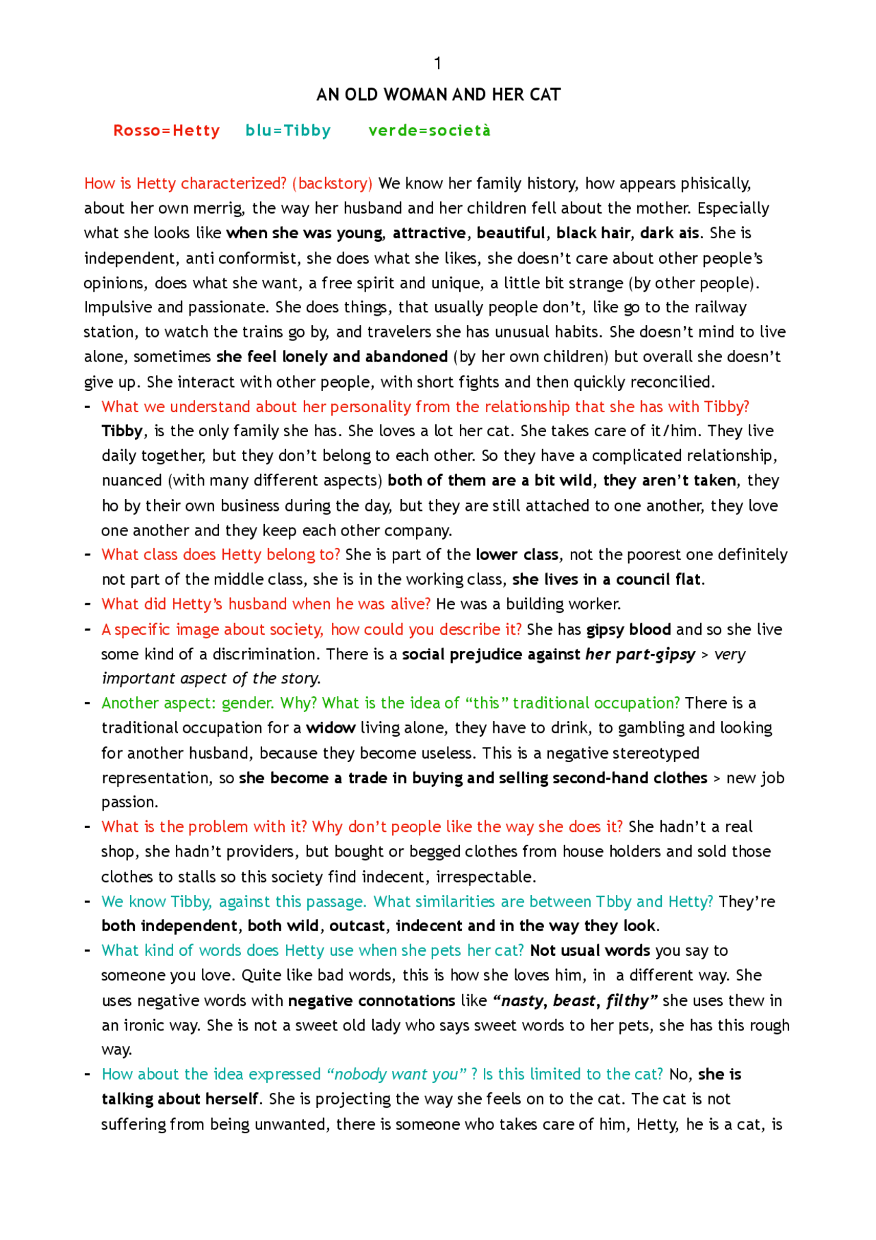 Shot stories - english version - Docsity