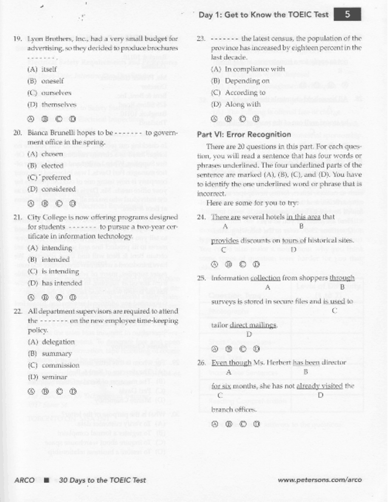 TOEIC ENGLISH TEST 2 - Docsity