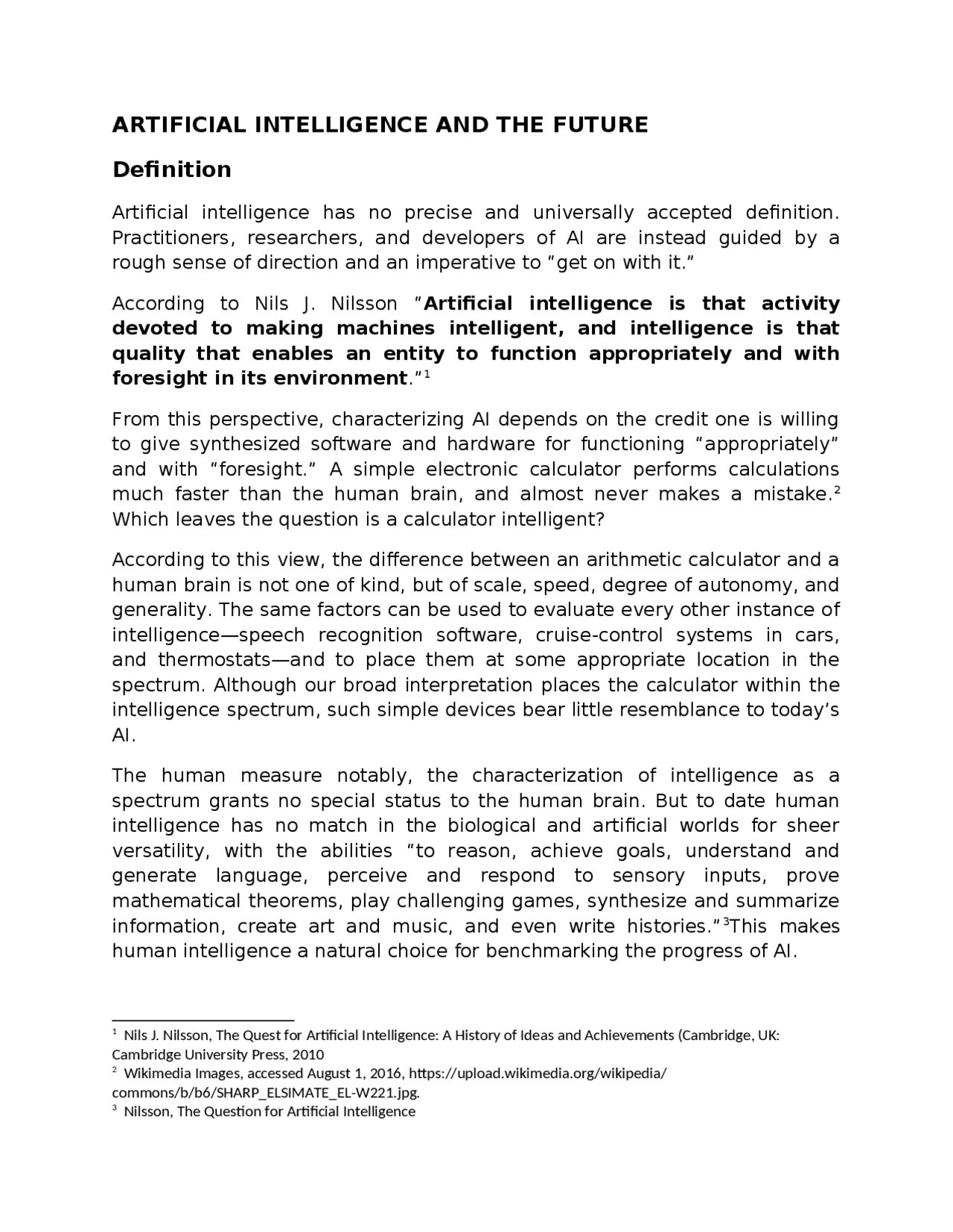 Artificial intelligence and the law | Essays (university) Law | Docsity