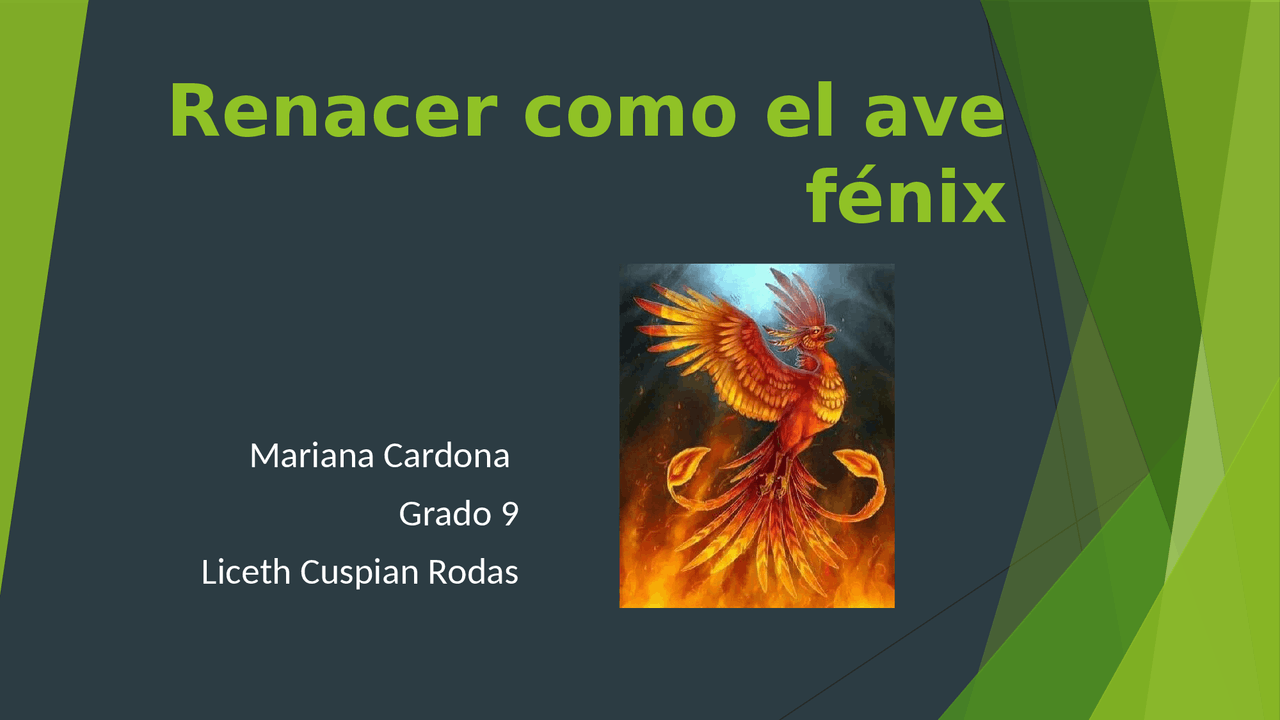 Renacer del ave fenix - Docsity
