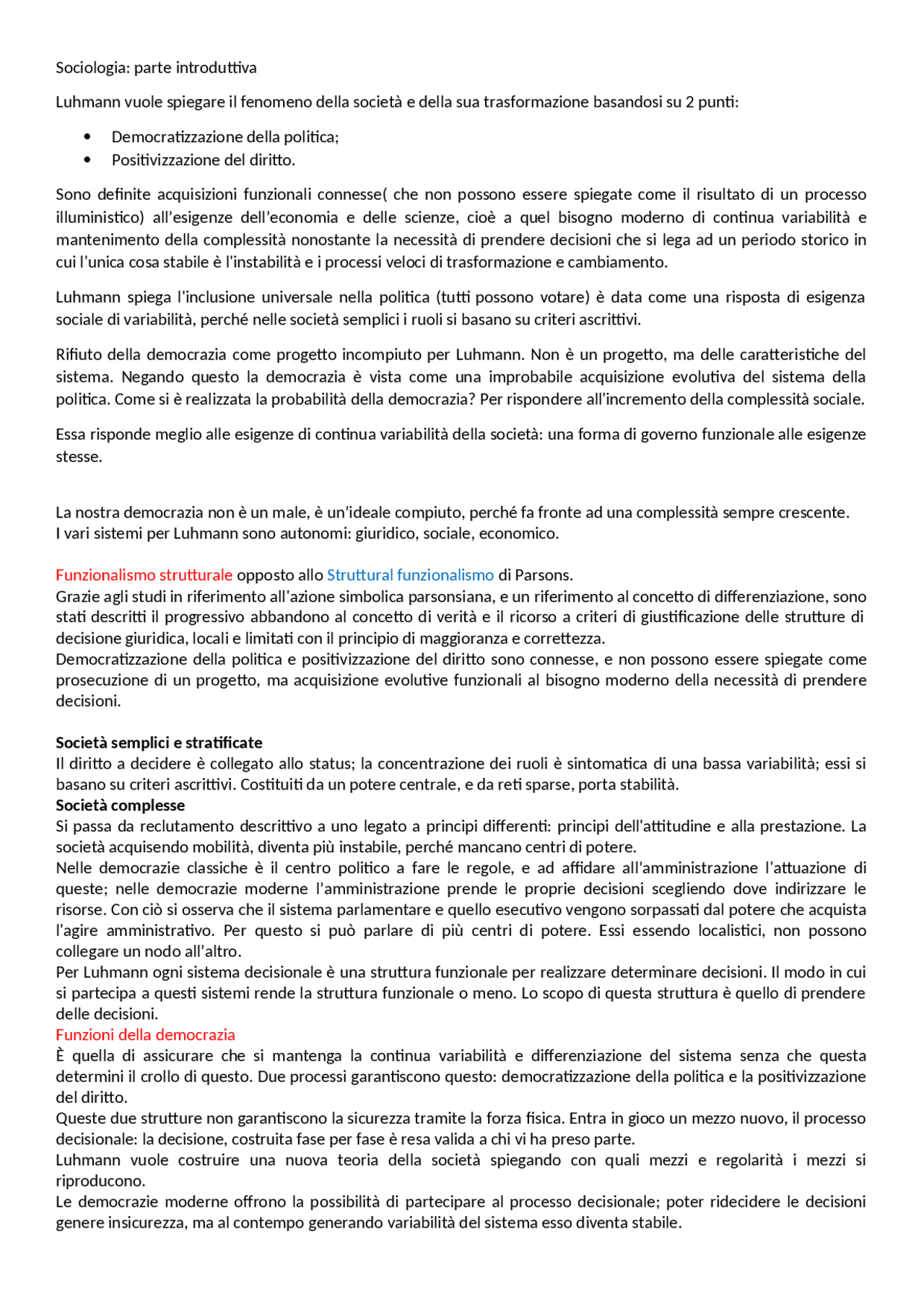 Riassunto Sociologia Del Diritto Unict Lm63 Docsity