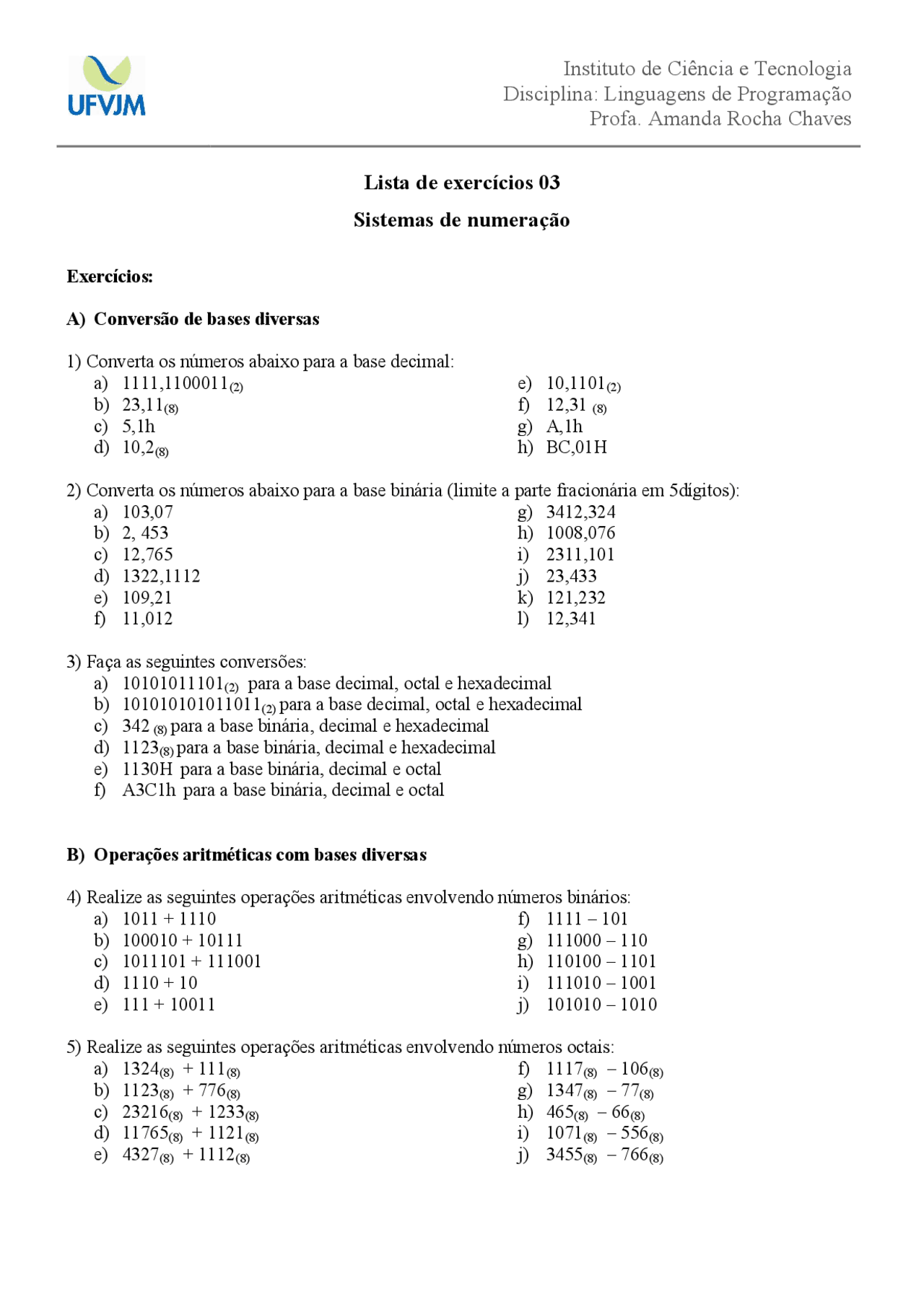 Linguagem Programação Docsity