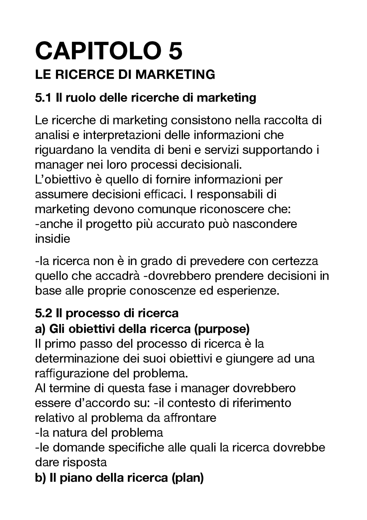 Marketing Connect Cap5 Docsity