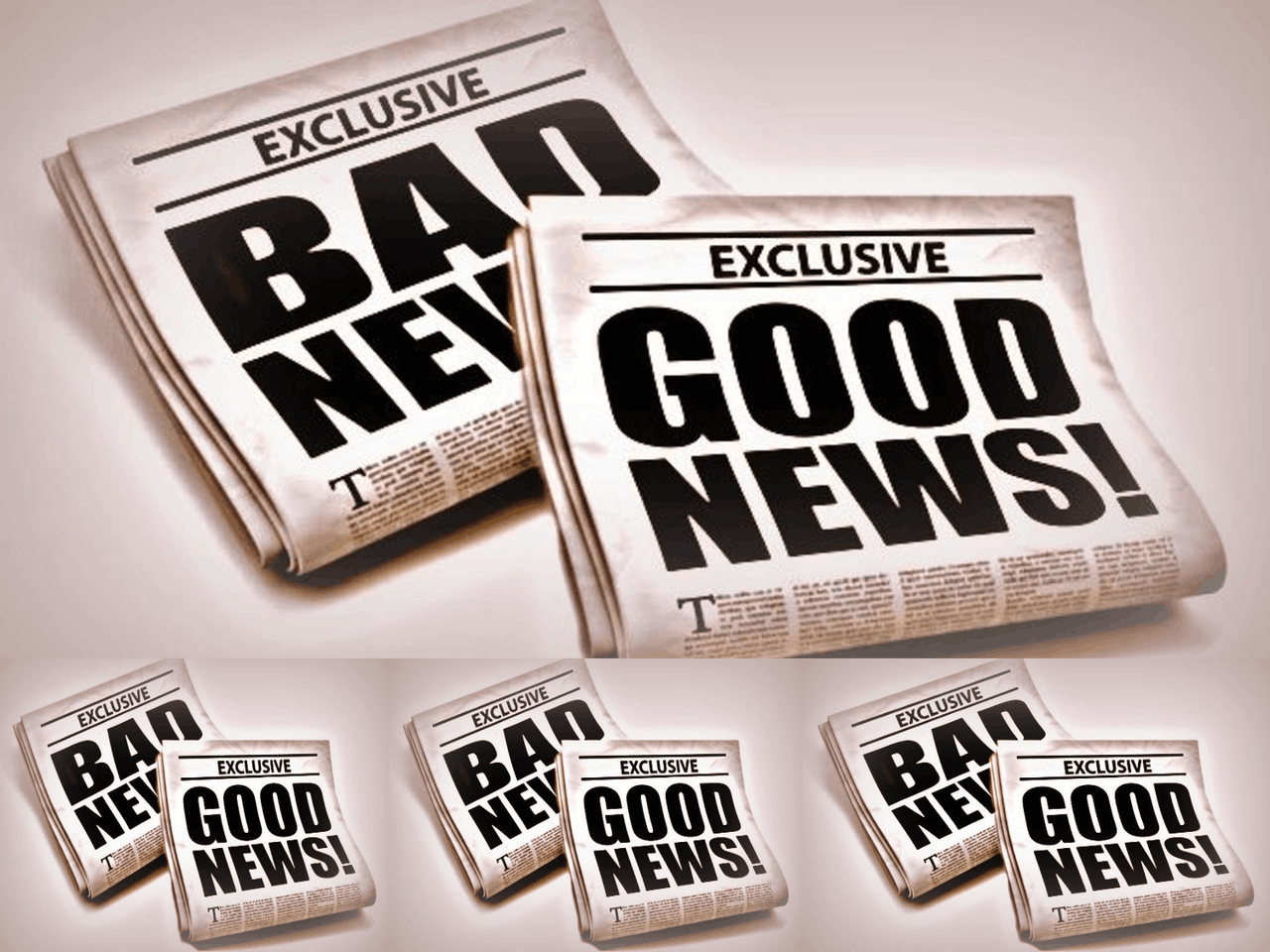 Present simple, good news and bad news. - Docsity