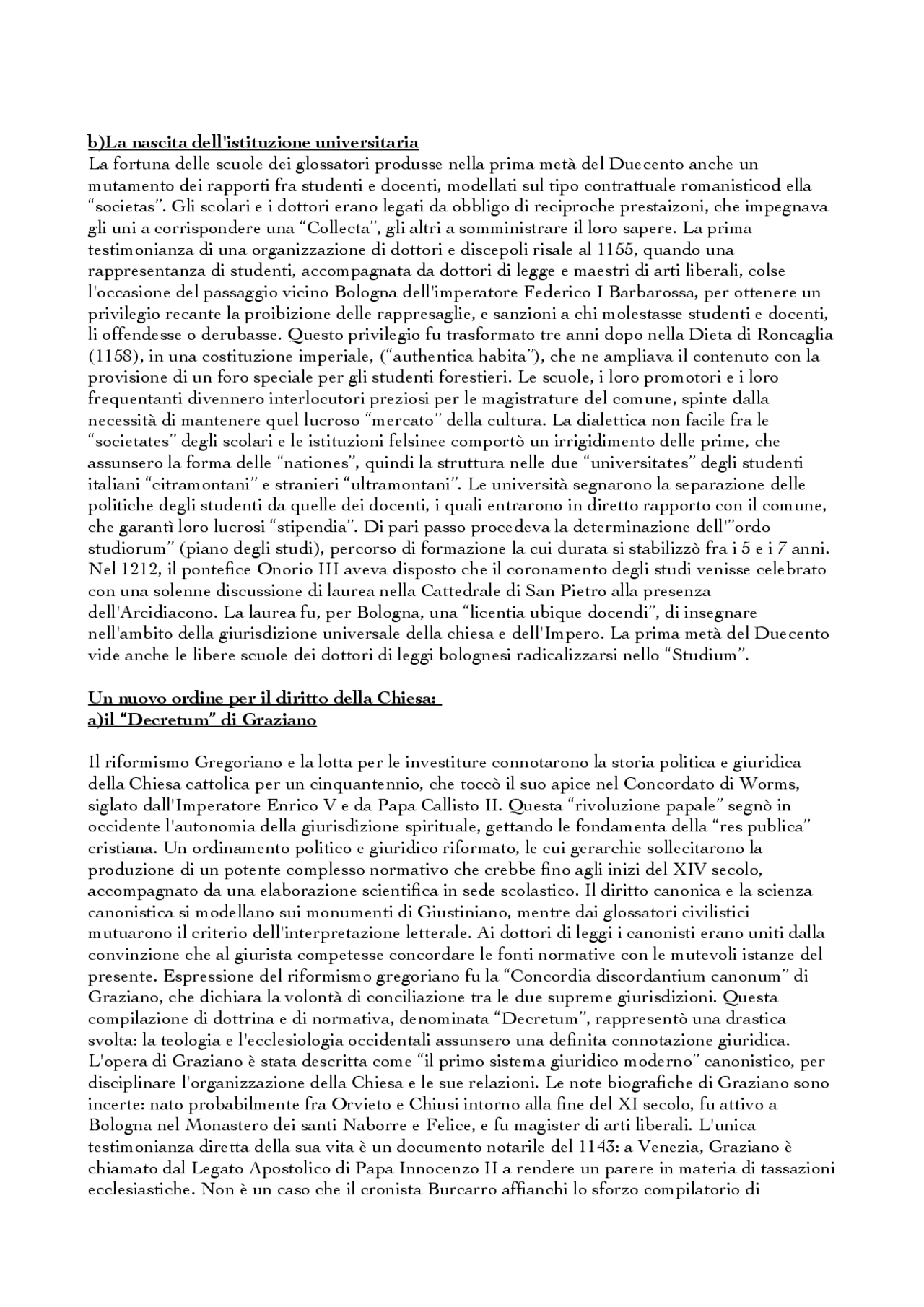 Riassunto Primi Capitoli Tempi Del Diritto Docsity