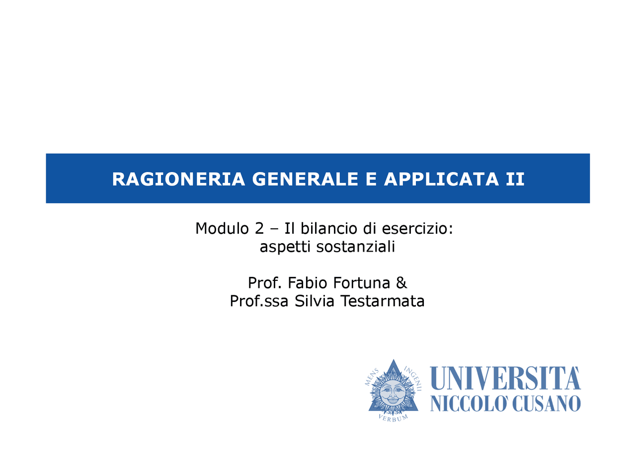 Slide Analisi Di Bilancio Parte Seconda Dispense Di Ragioneria