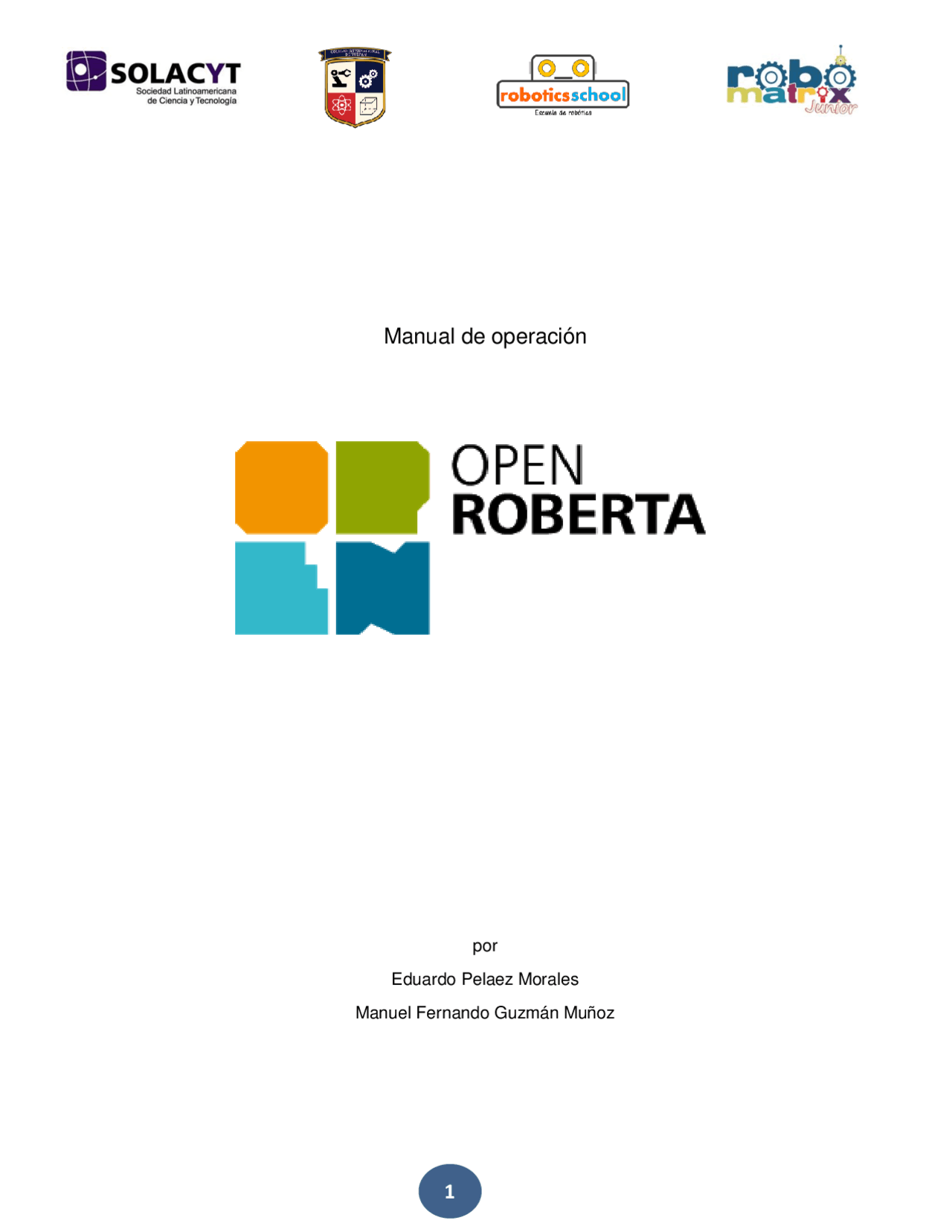 Manual de Open Roberta | Resúmenes de Informática | Docsity