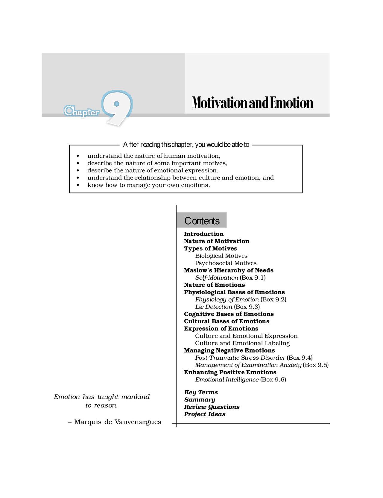 Lecture Notes On Motivation And Emotion Docsity