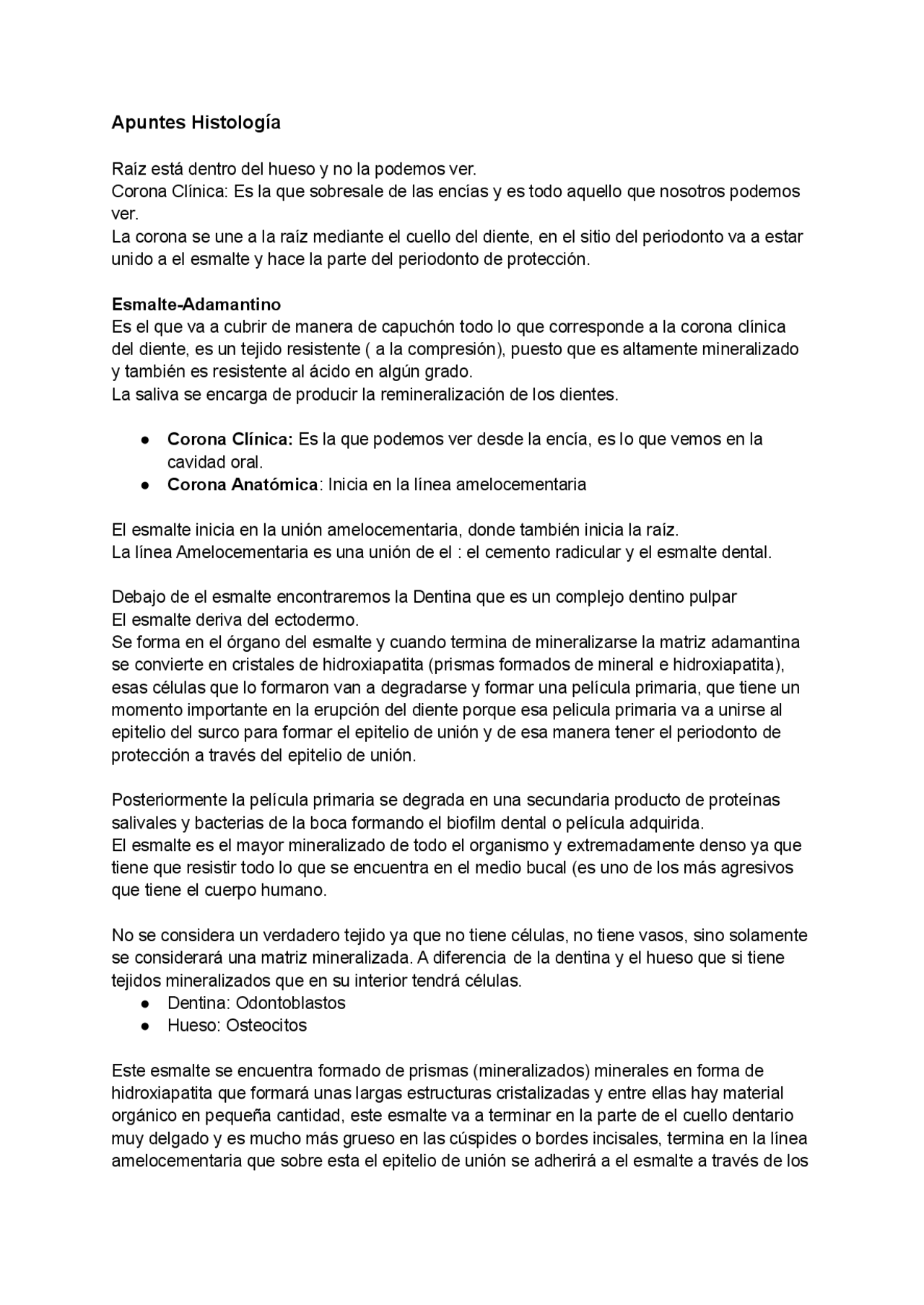 Desarrollo Embrionario Docsity