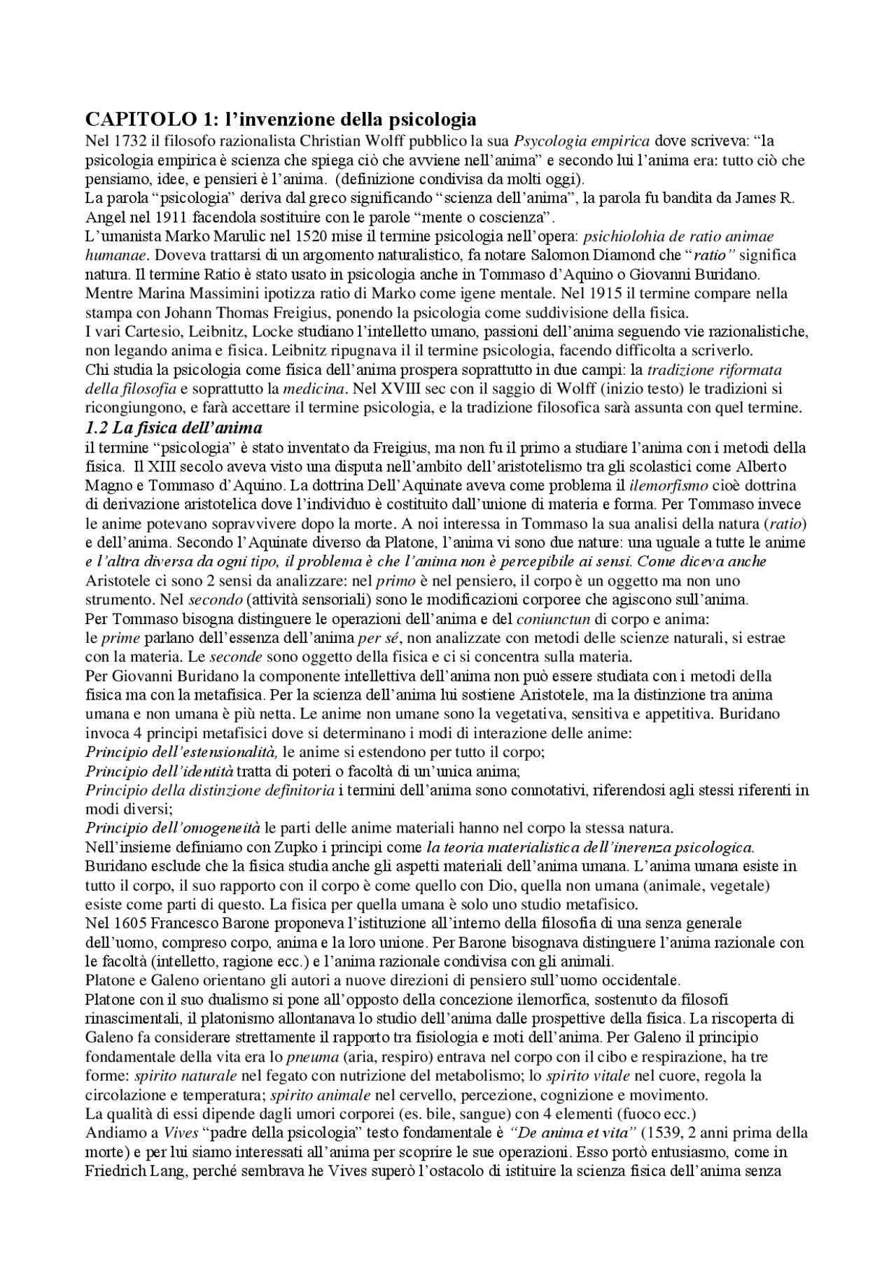 Riassunto Libro Scienze Della Mente Docsity