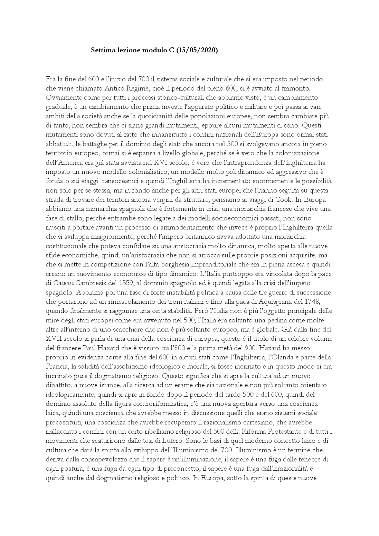 Alfieri Vita Ed Opere Docsity