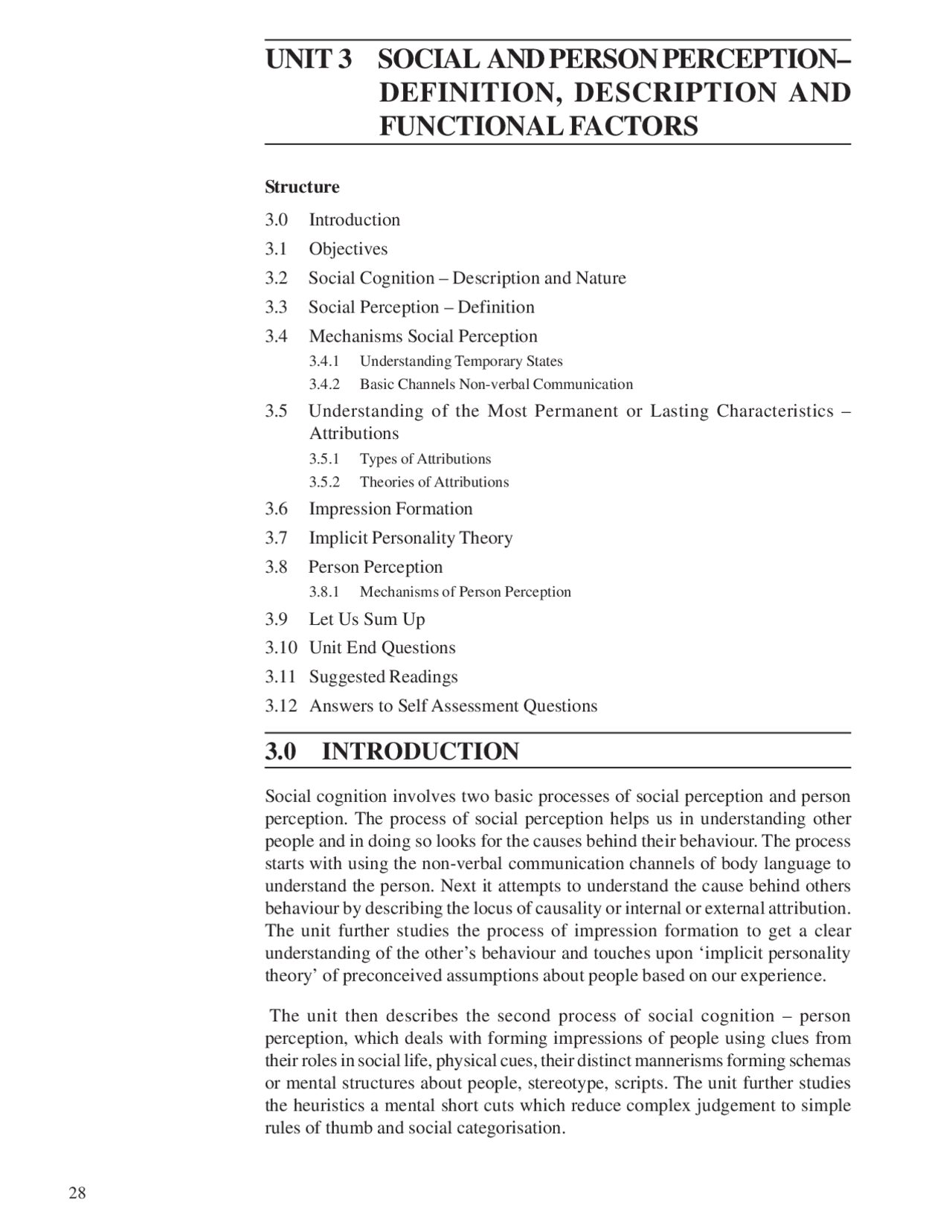 Social and Person Perception– Definition, Description and Functional ...