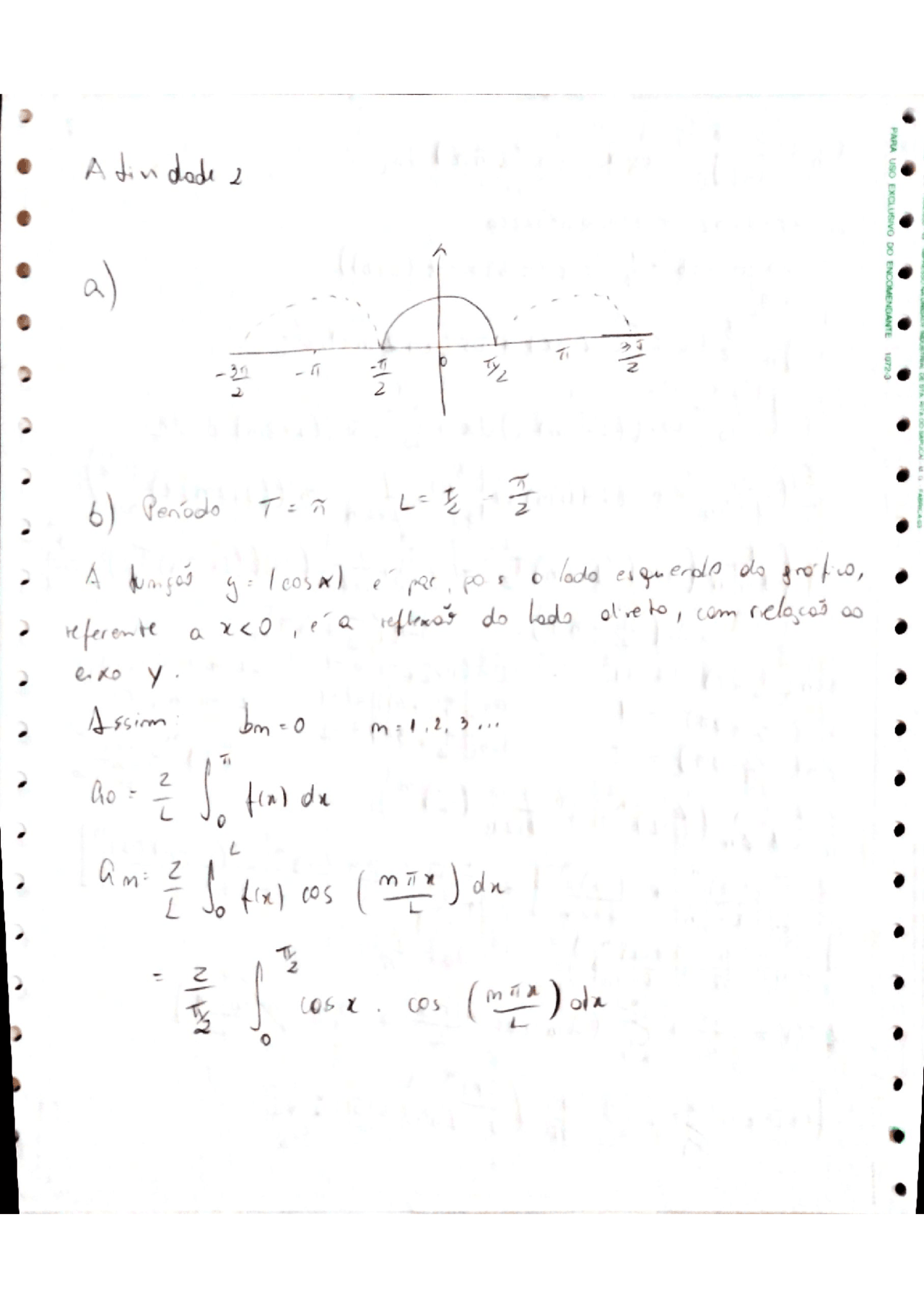 Resolução De Exercícios Calculo Diferencial E Integral 4 Docsity