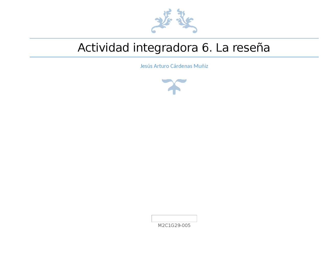 Modulo 2 Actividad integradora 6 - Docsity