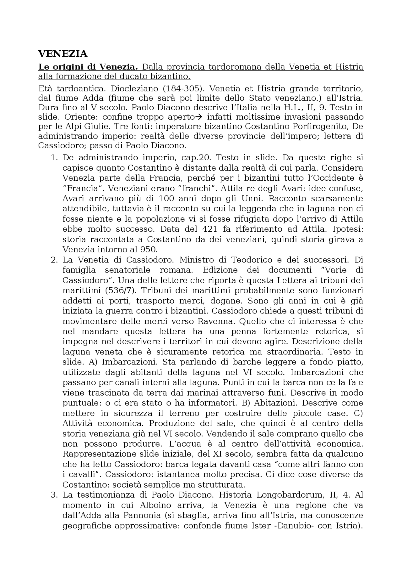 Storia Dellalto Medioevo Docsity