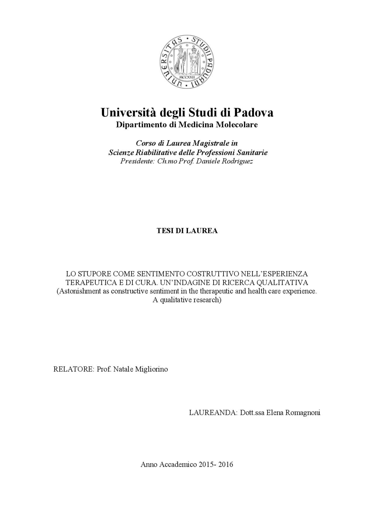 Metodo Di Ricerca Qualitativa Docsity