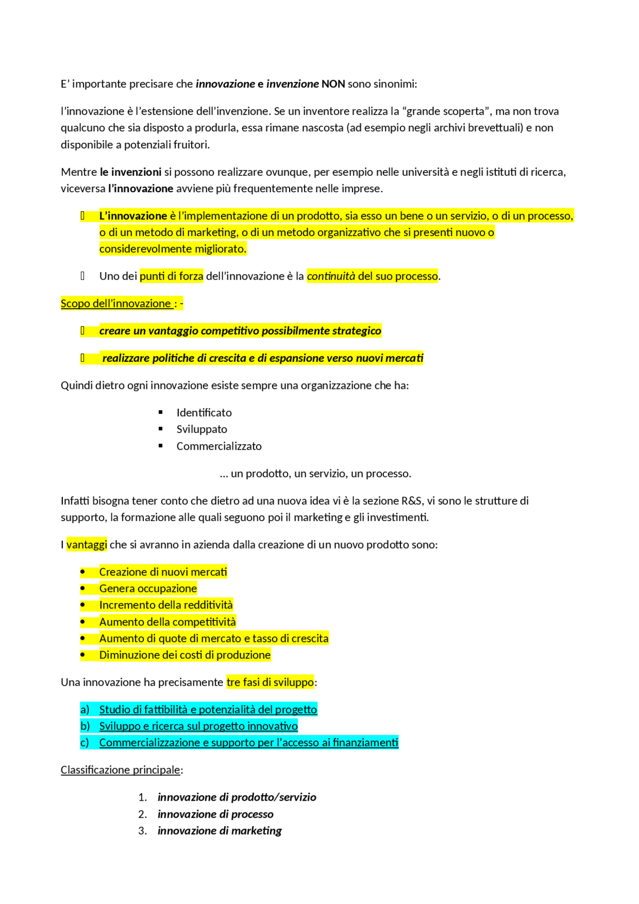 Gestione Della Produzione Docsity