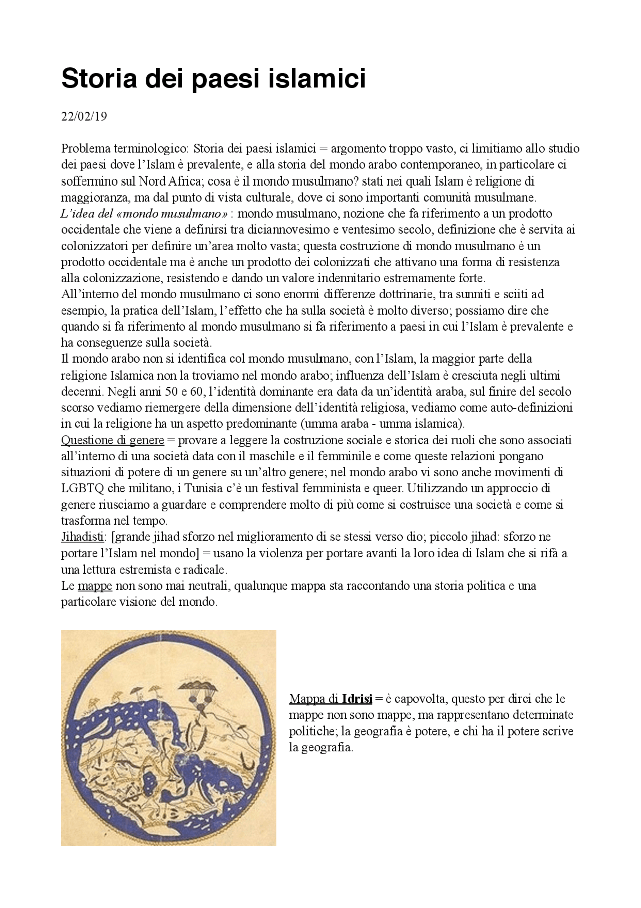 Storia dei paesi islamici - Docsity