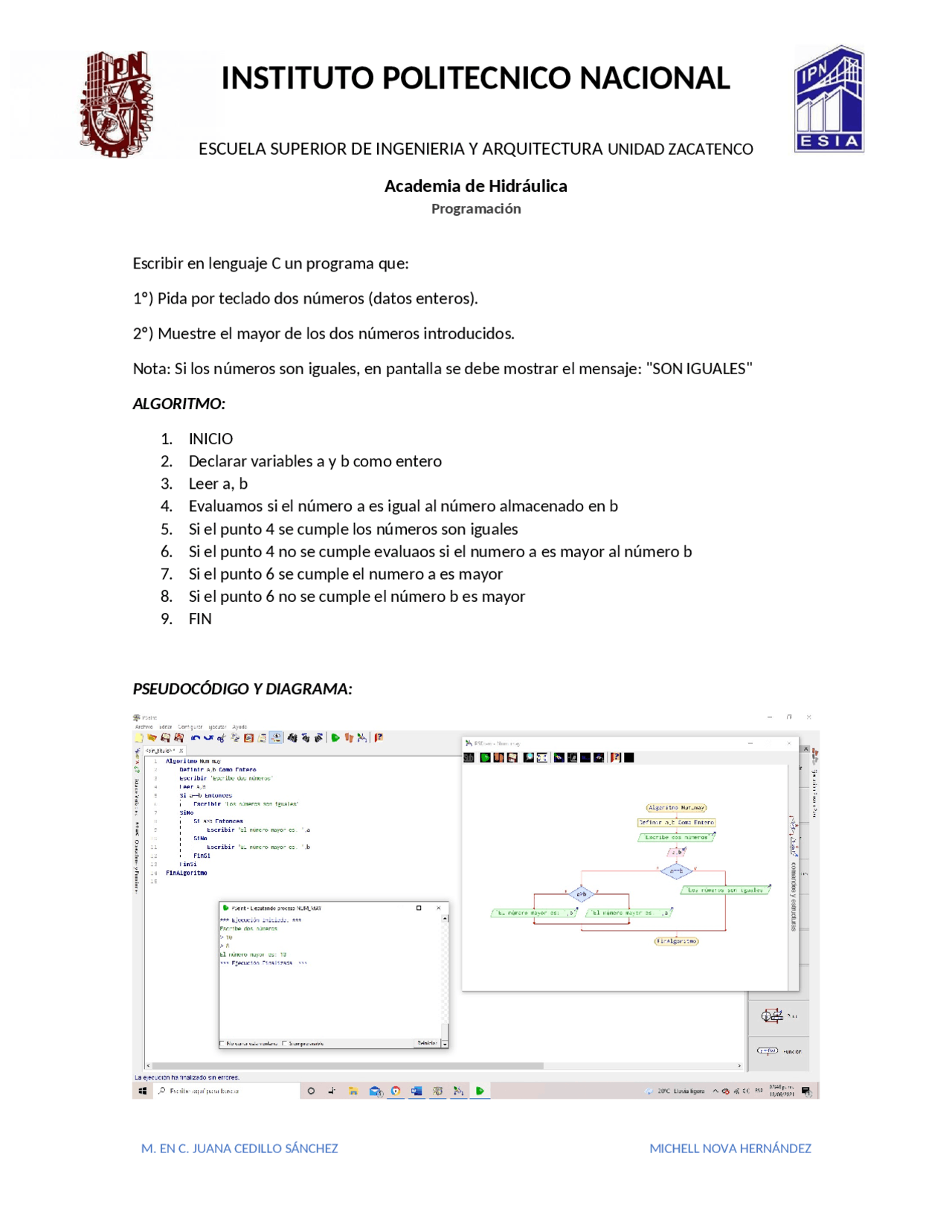 Programar con if else - Docsity