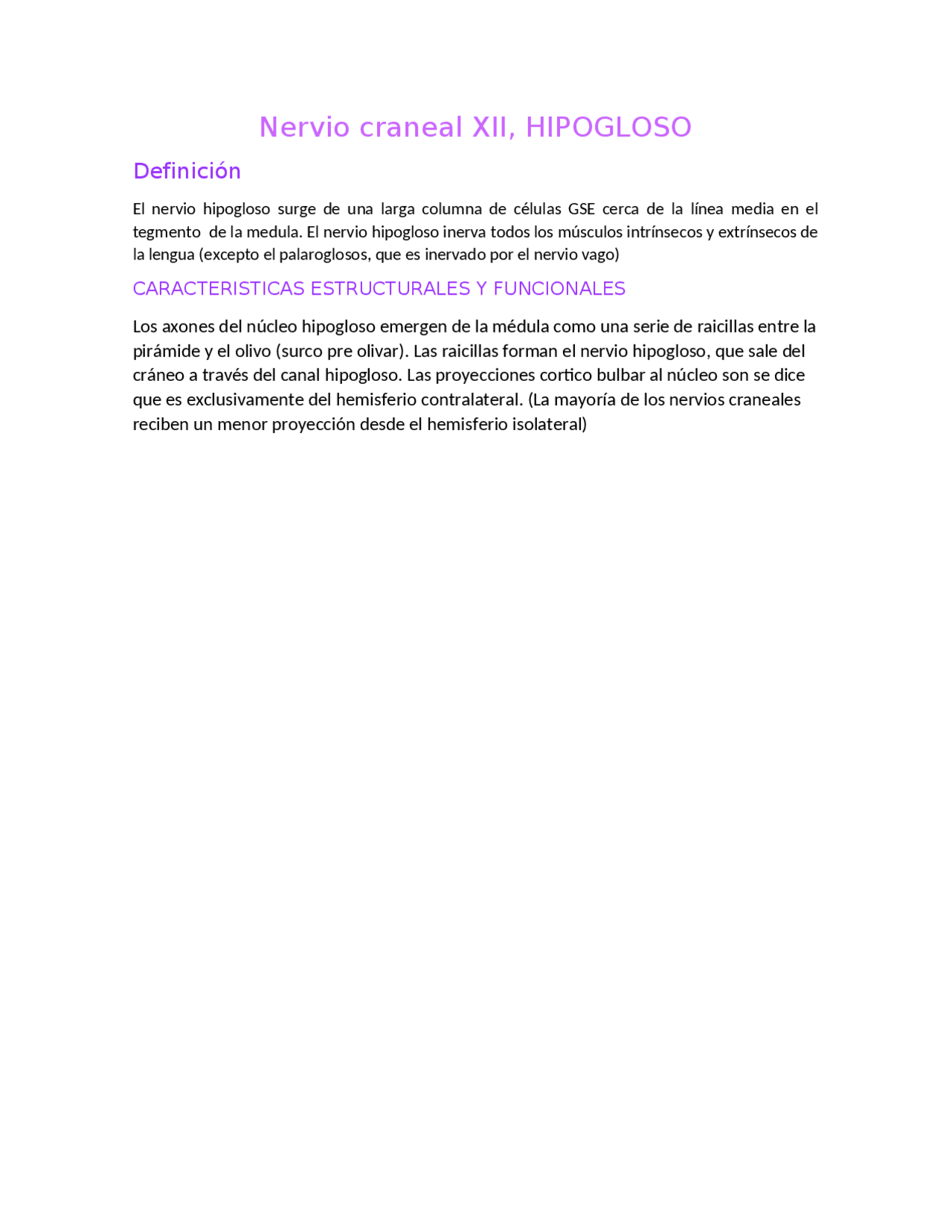 Neuroanatomia Apuntes Docsity