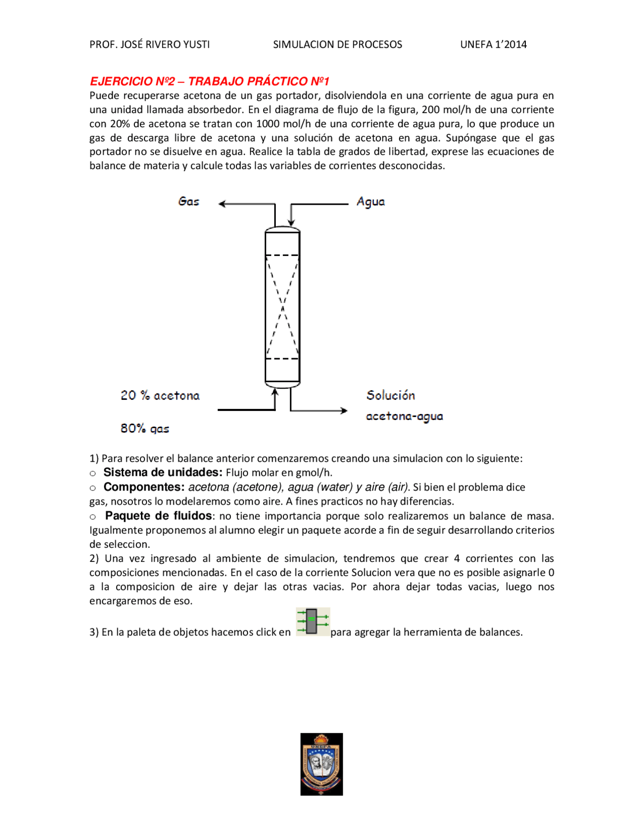 Simulacion De Procesos Quimicos Docsity
