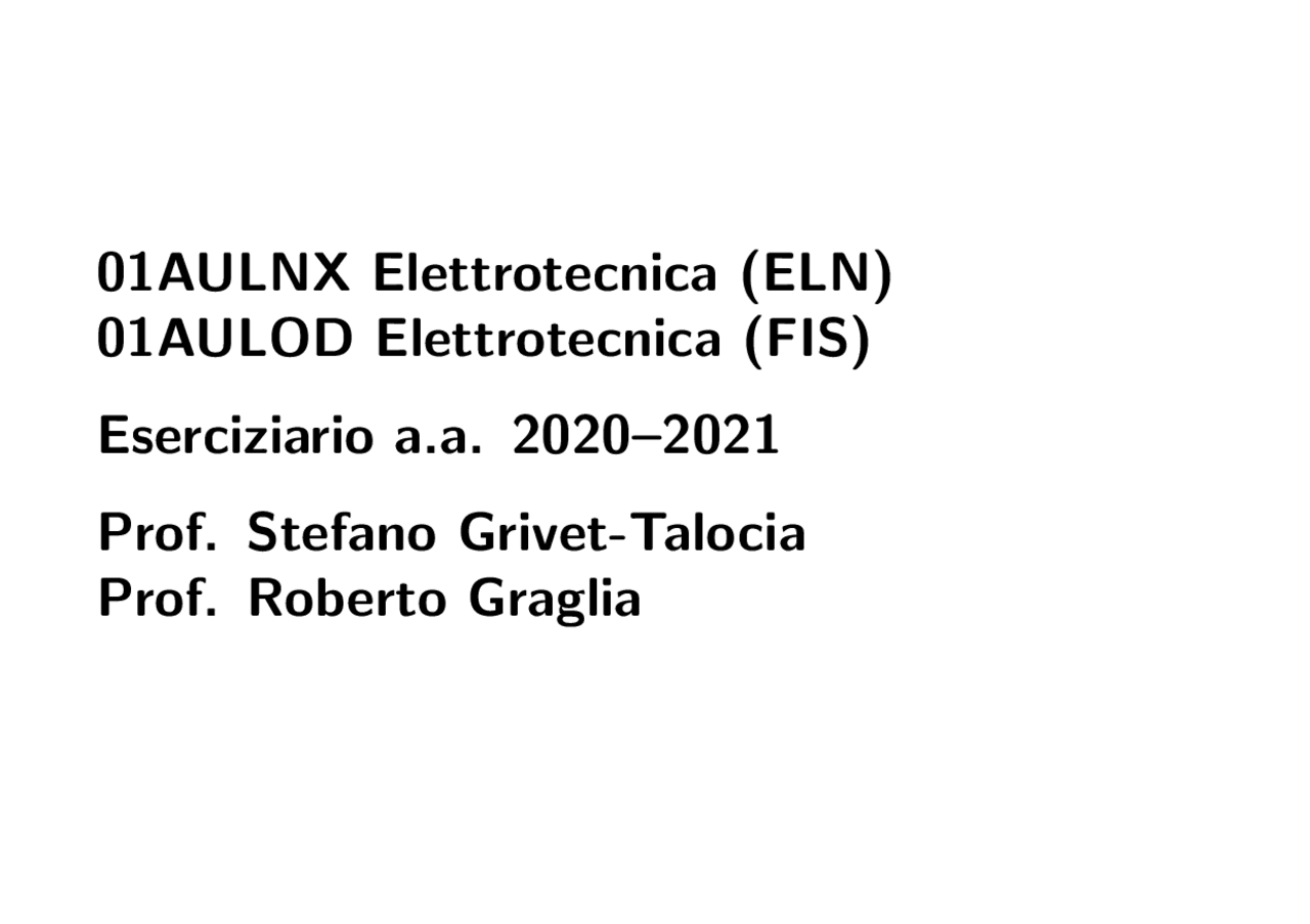 Eserciziario Capitolo 6 - Docsity