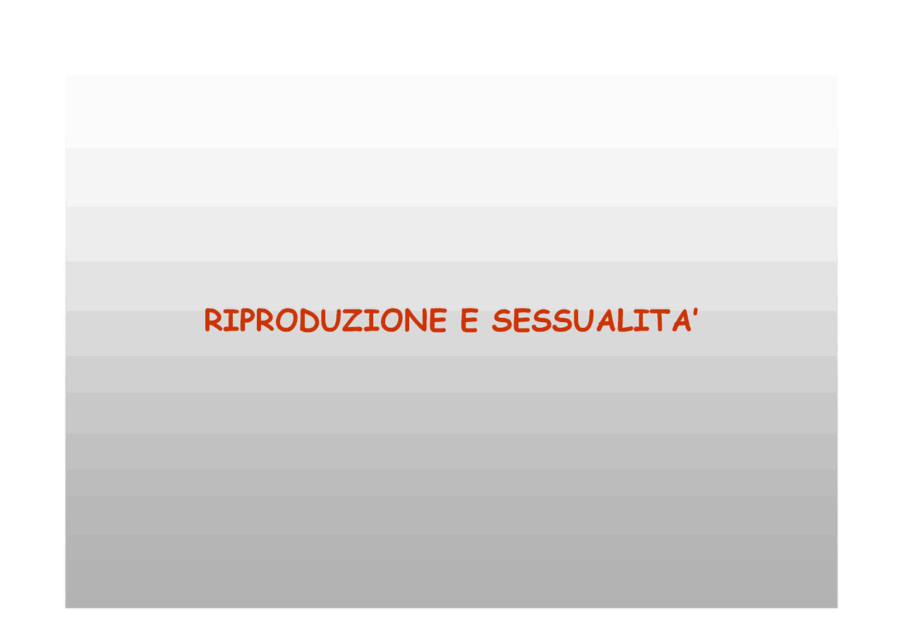 Riproduzione Mitosi E Meiosi Docsity