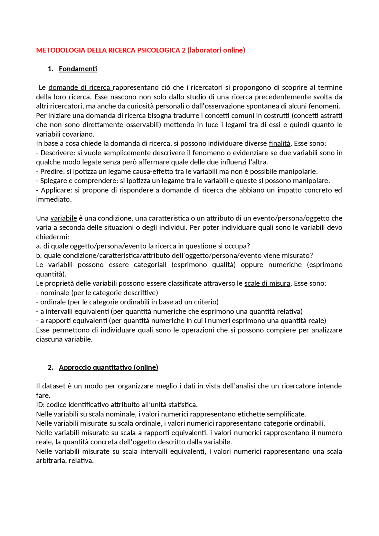 Laboratori Metodologia 2 Docsity