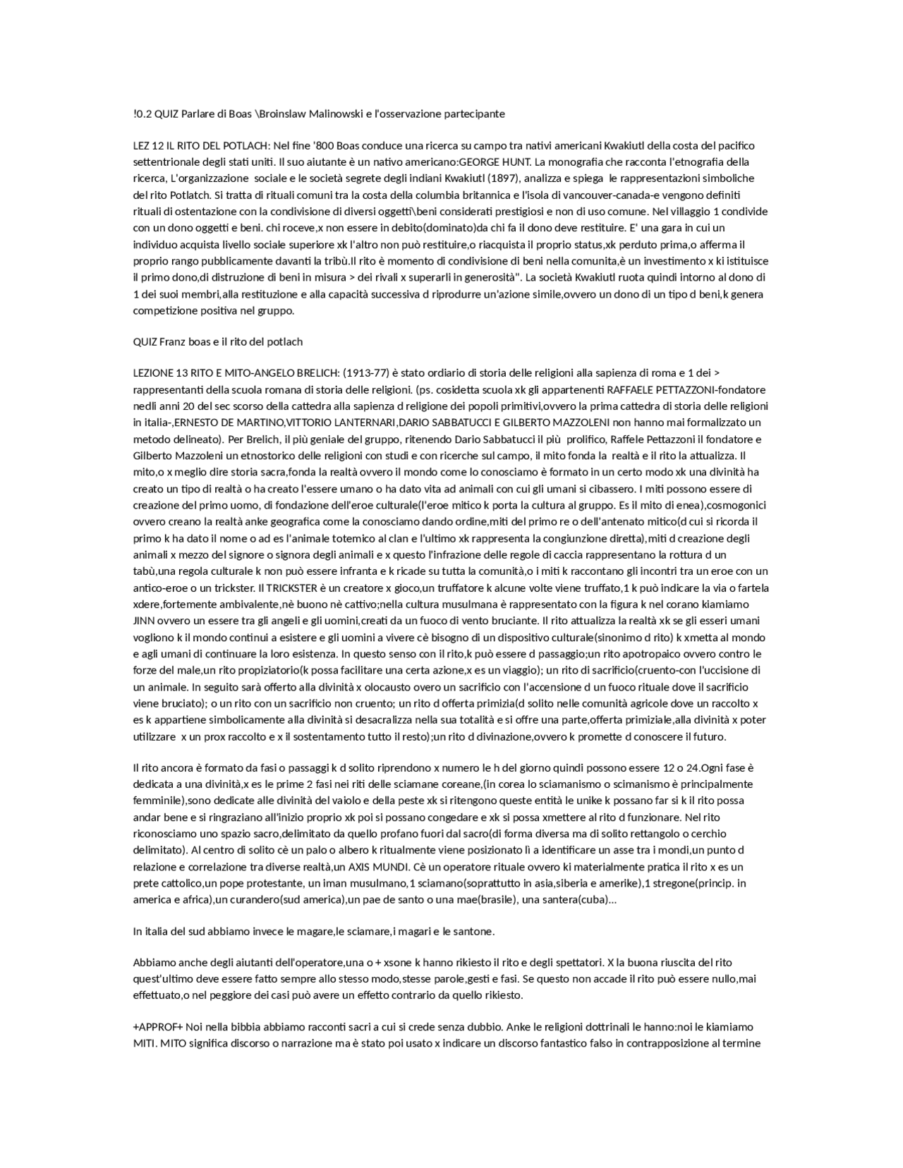 Discipline Demoetnoantropologiche Docsity