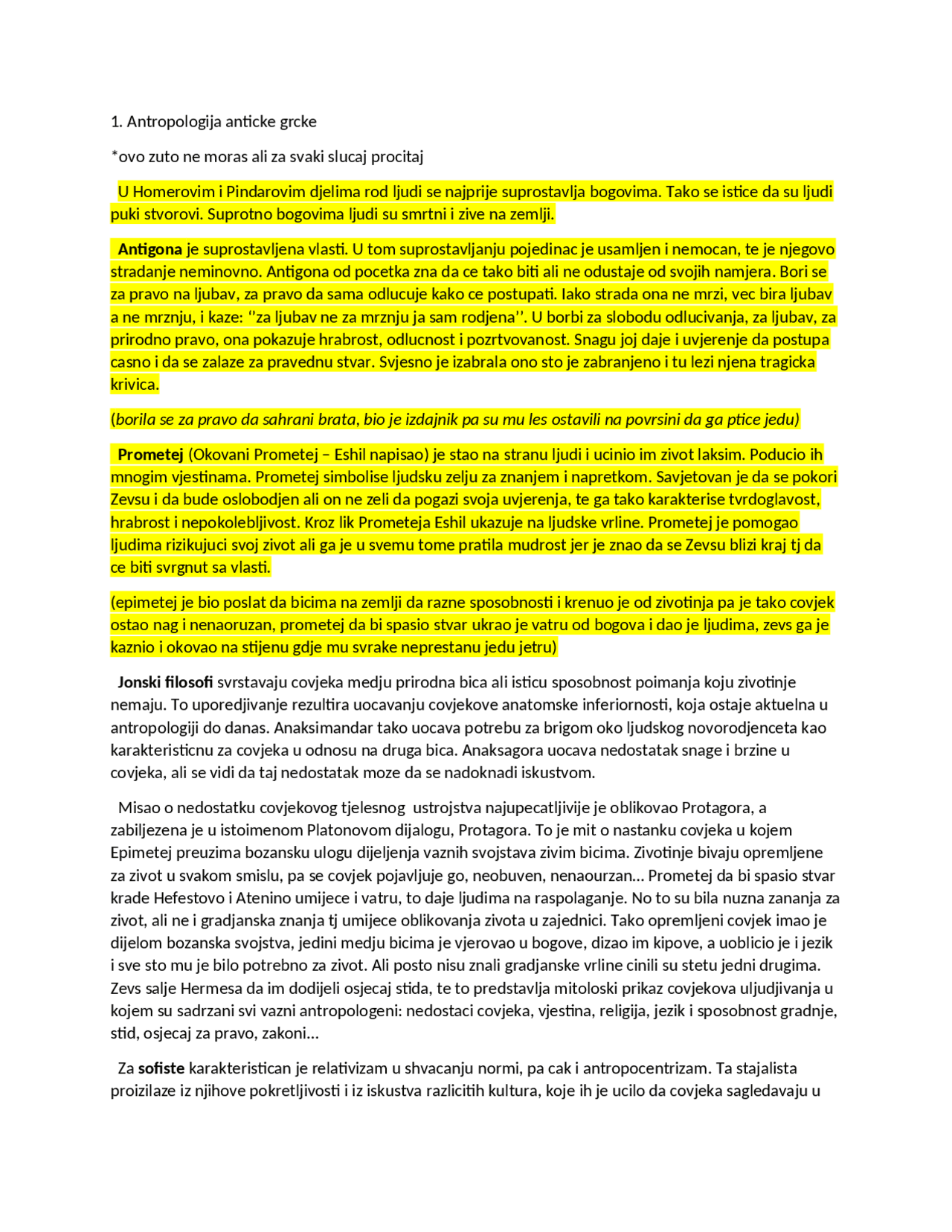 Antropologija Skripta Skripte Predlog Antropologija Docsity