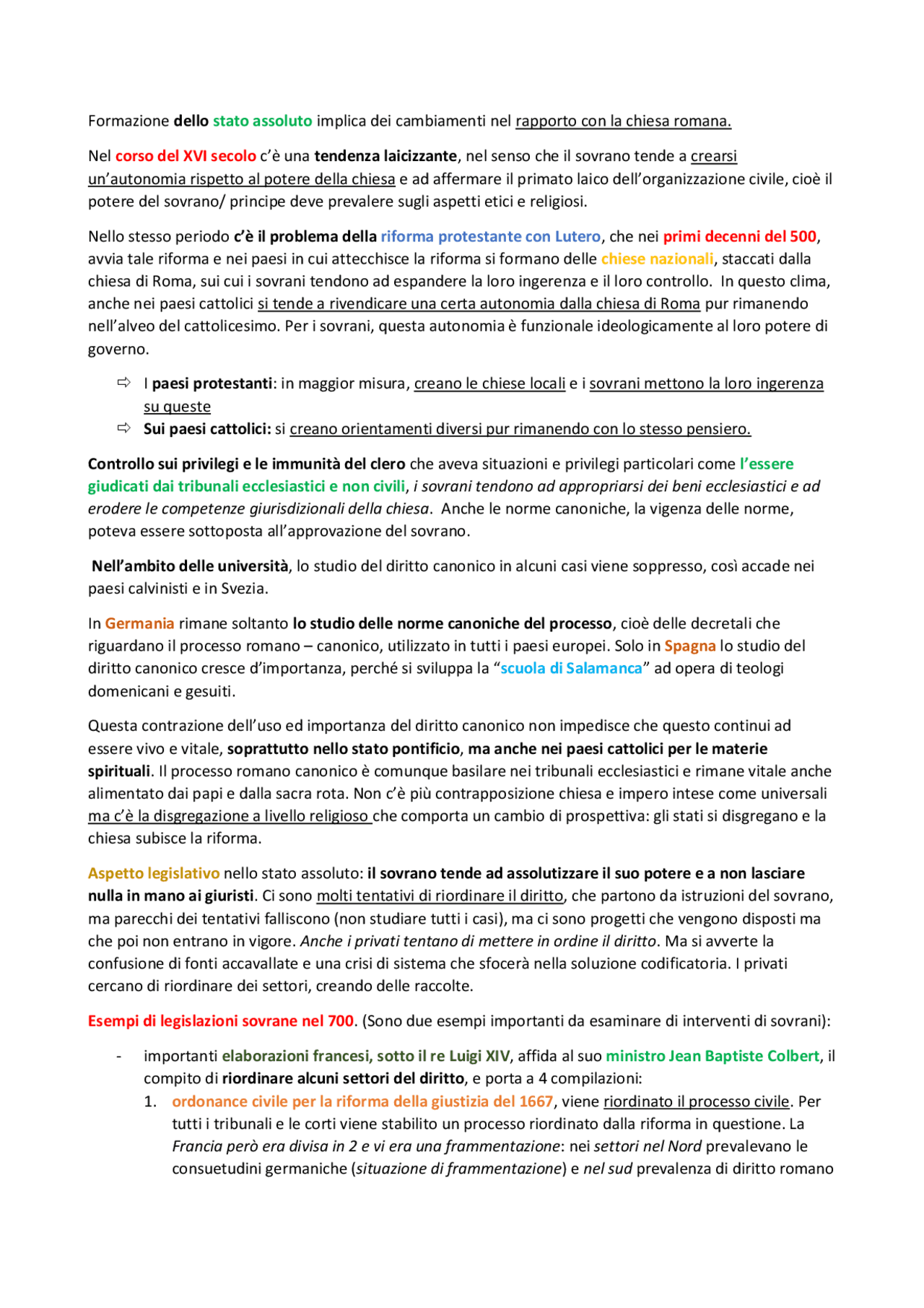 Formazione Stato Assoluto Docsity