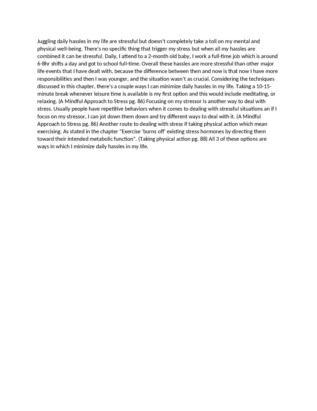 Health and wellness discussion - Docsity