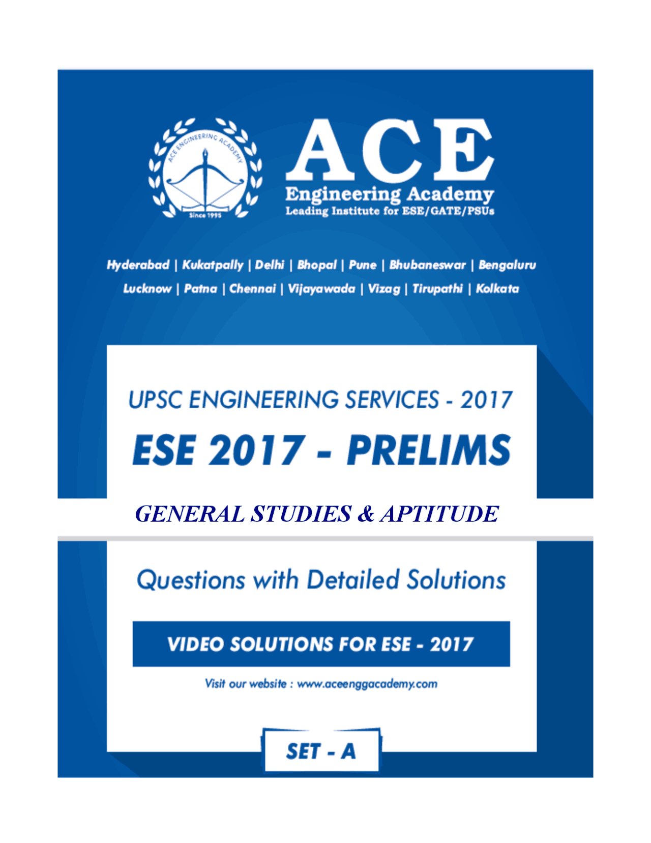 ESE 2017 set A question set - Docsity