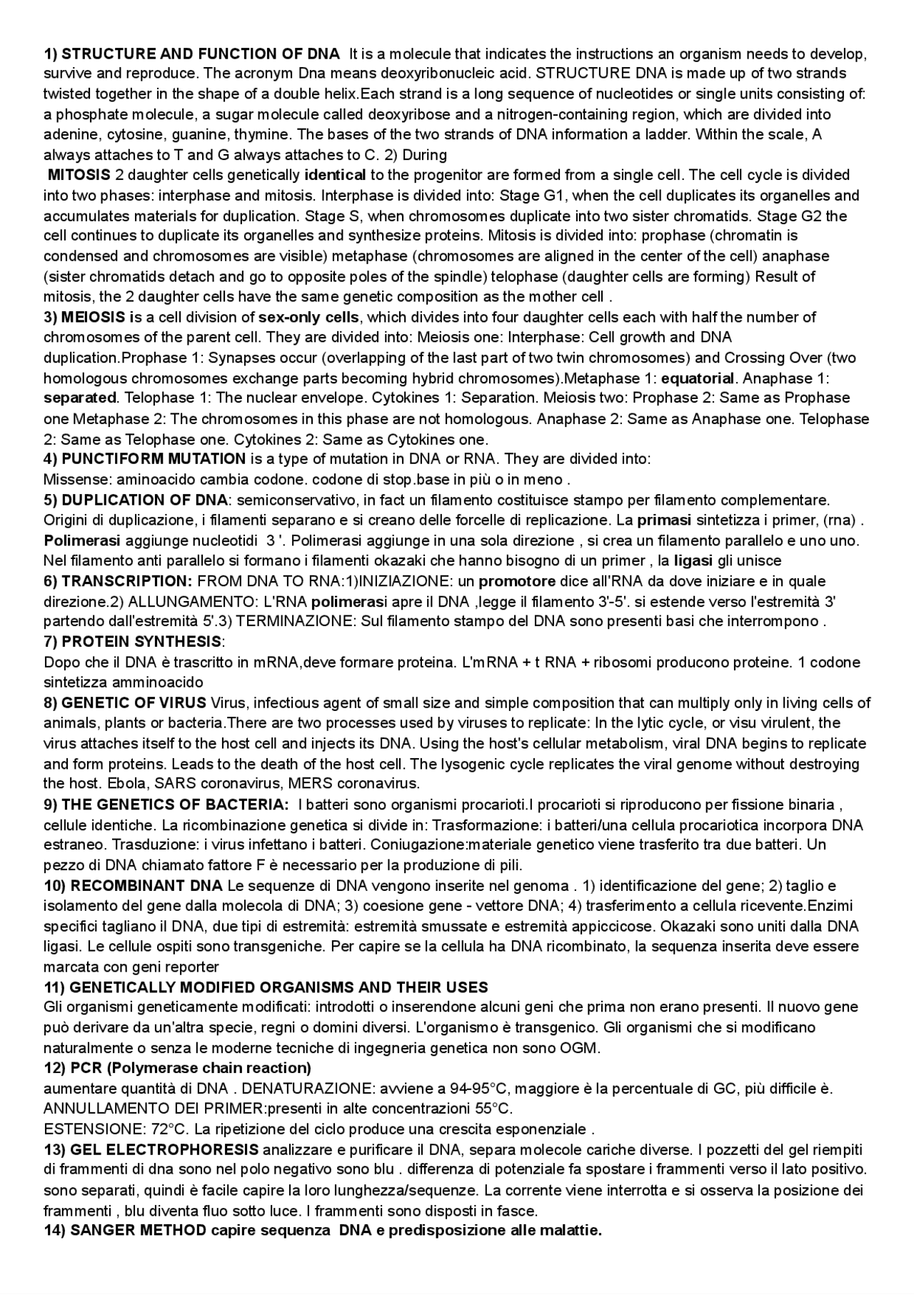 Biomolecole Scienze Naturali Docsity