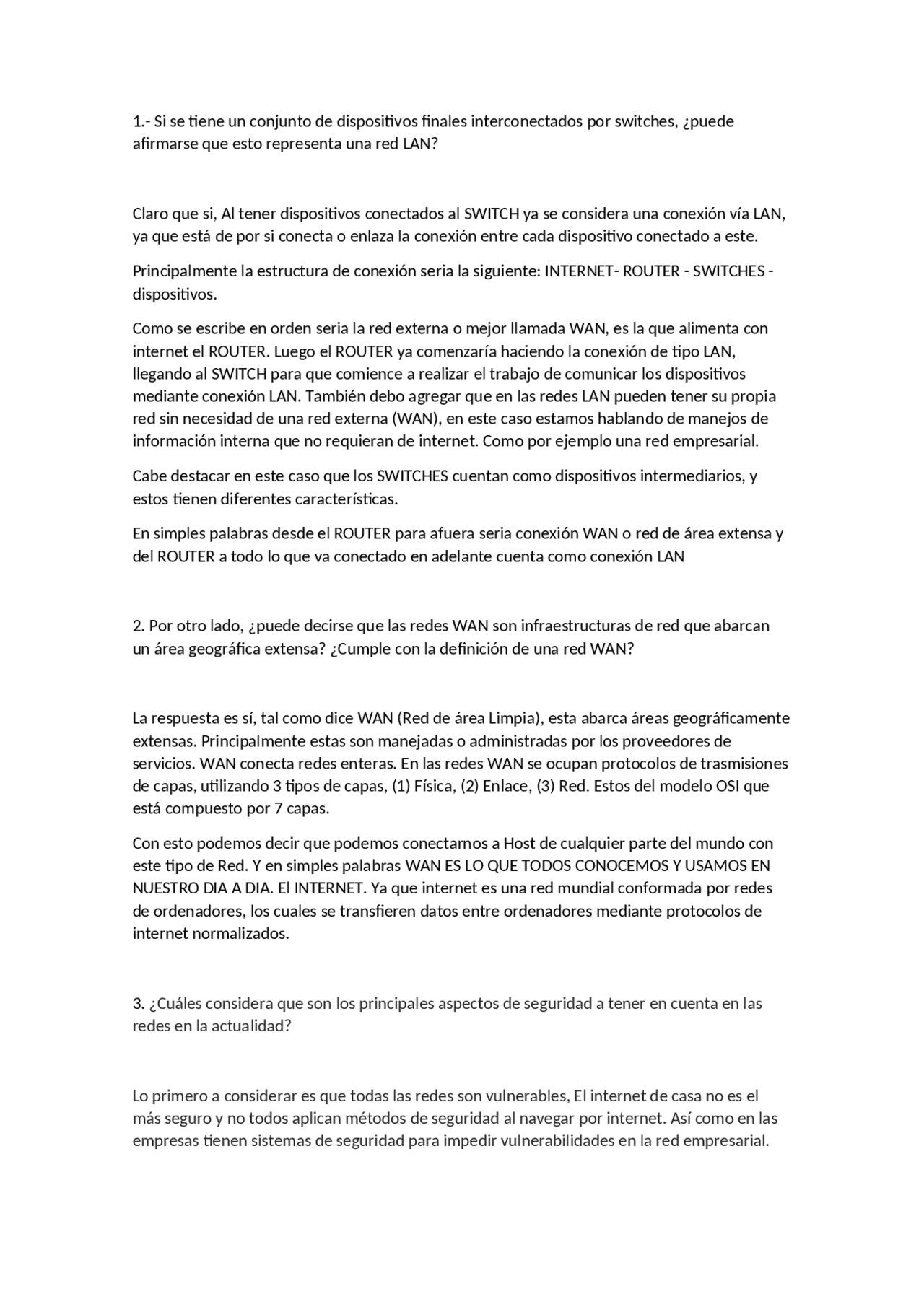 Semana 1 Red Y Seguridad Apuntes De Programación Java Docsity