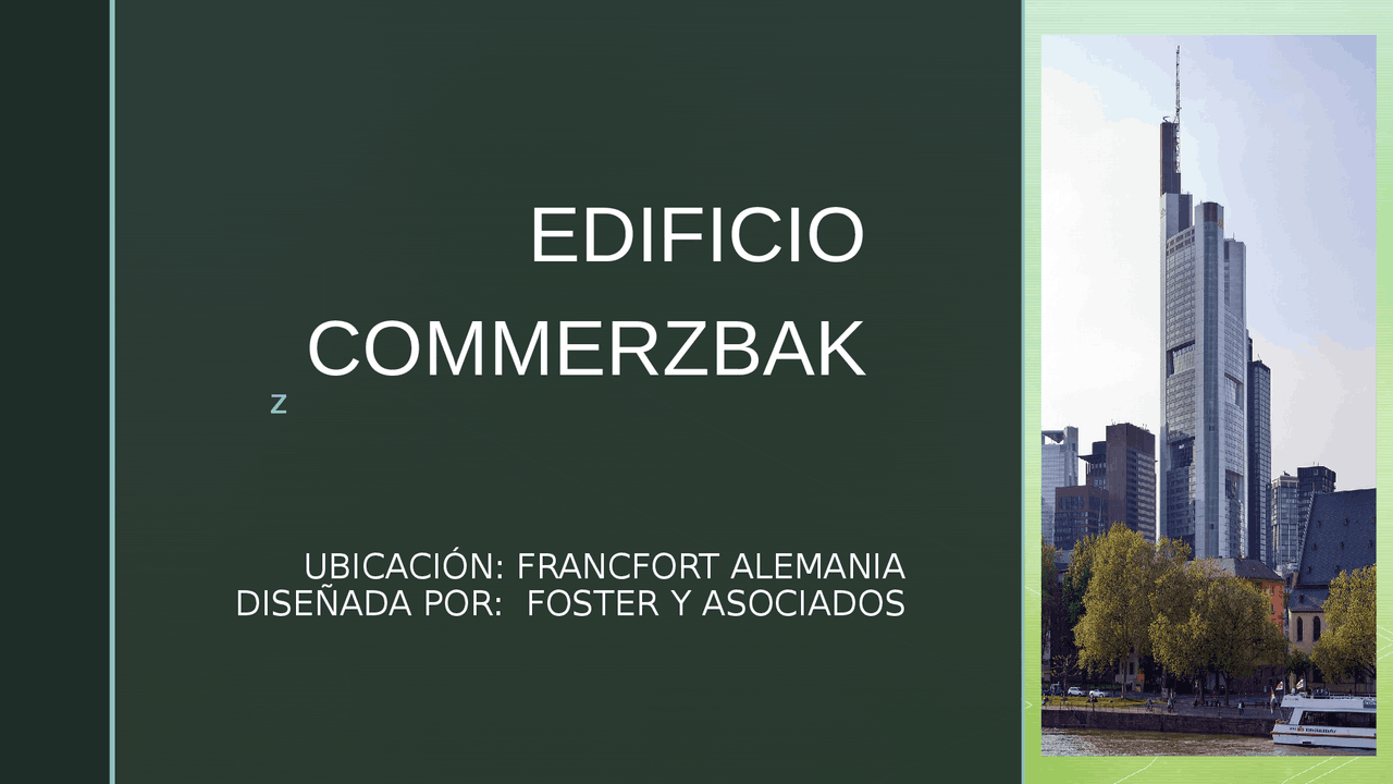 Ejemplo de un Edificio Bioclimático - Docsity