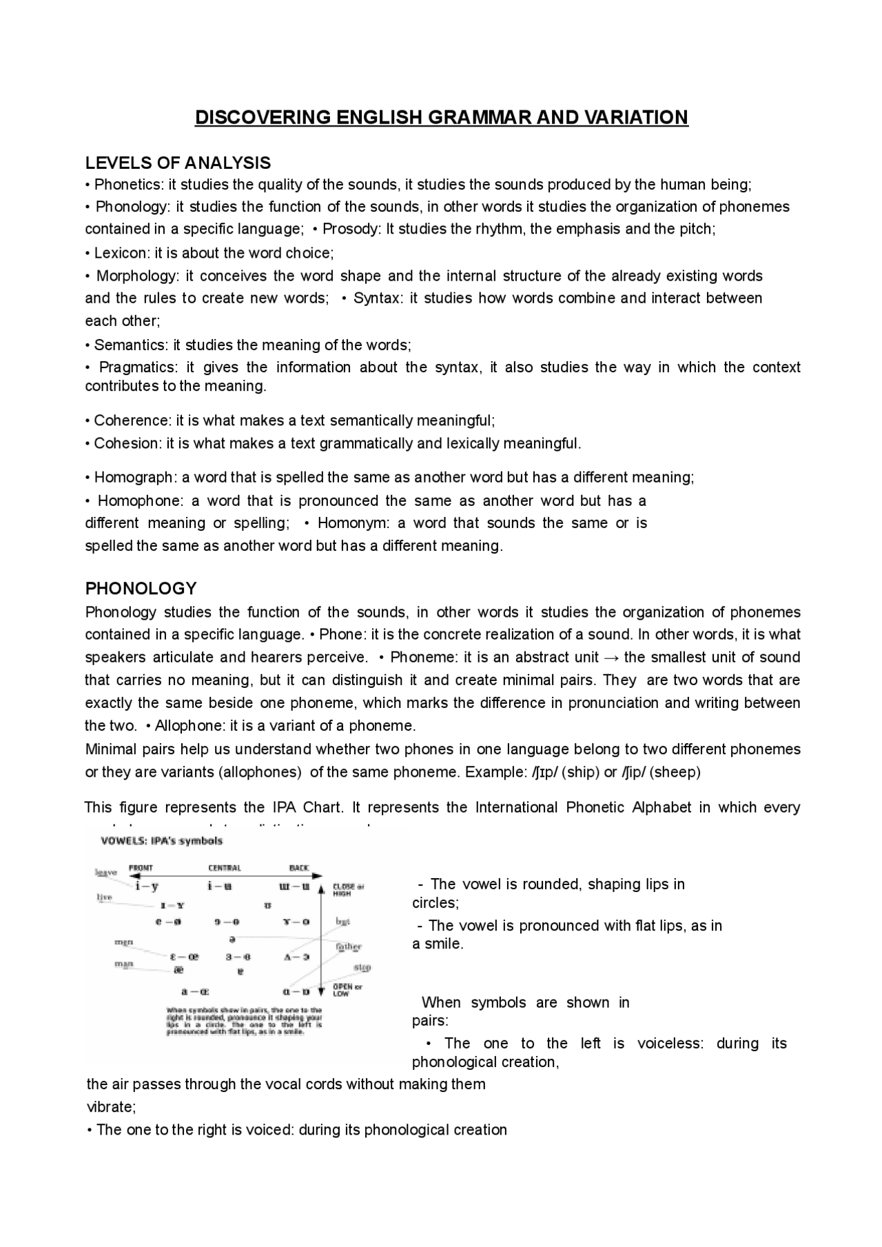 Discovering English Grammar And Variation S Pizziconi L Di Ferrante