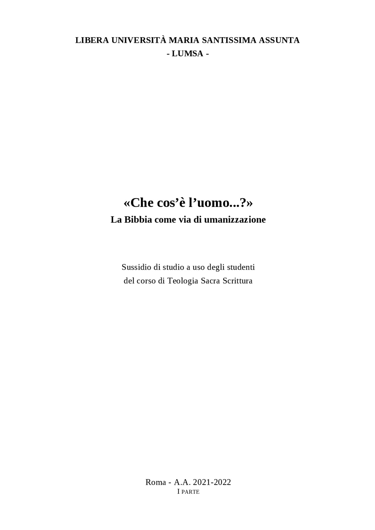 Marelli massimo teologia - Docsity