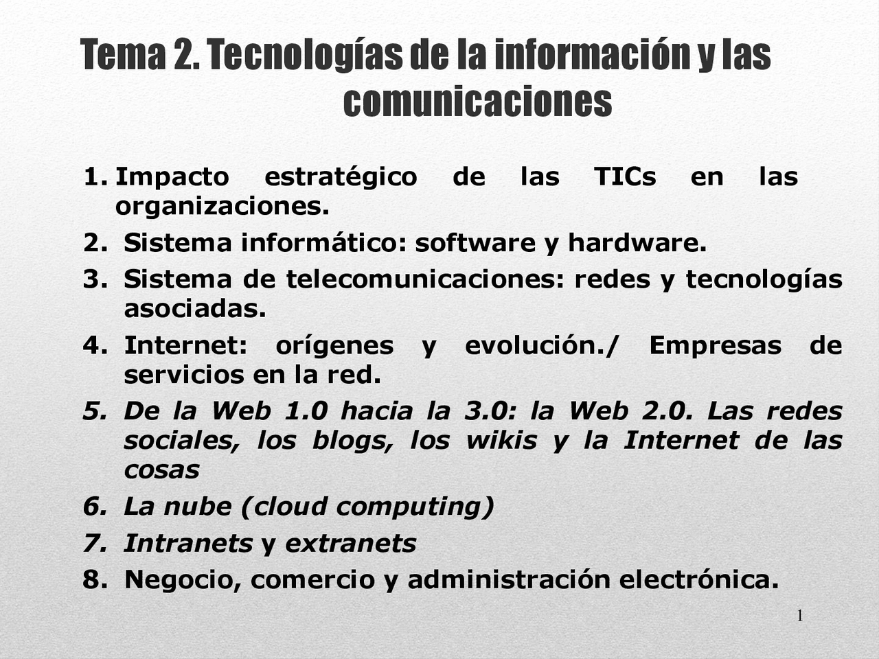 Tema 2 Sistemas Informaticos De Gestion Docsity