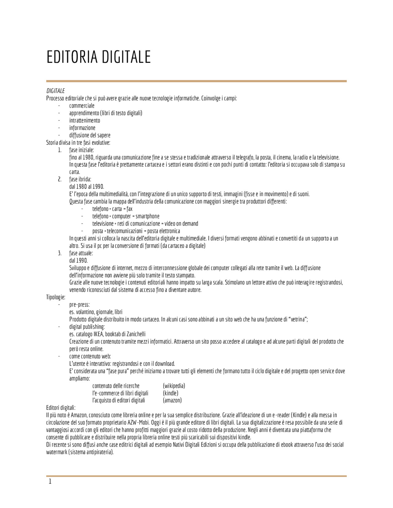 Editoria Digitale Fasi E Principali Enti Docsity