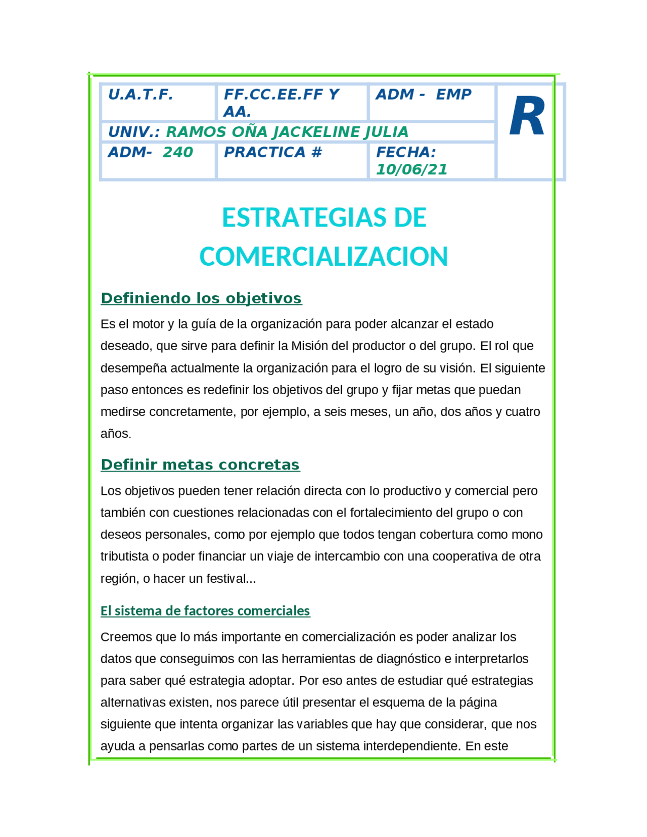Marketing Empresarial Docsity