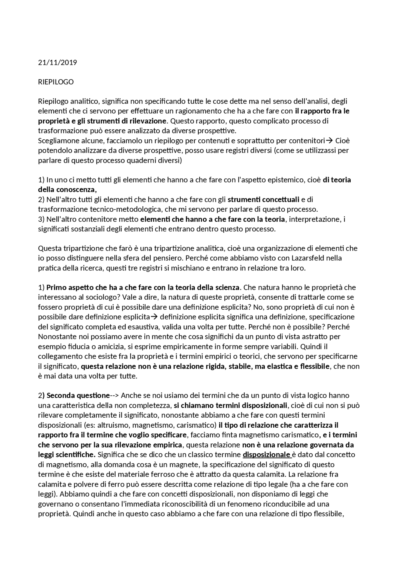 Appunti Storia E Metodo Delle Scienze Sociali Docsity