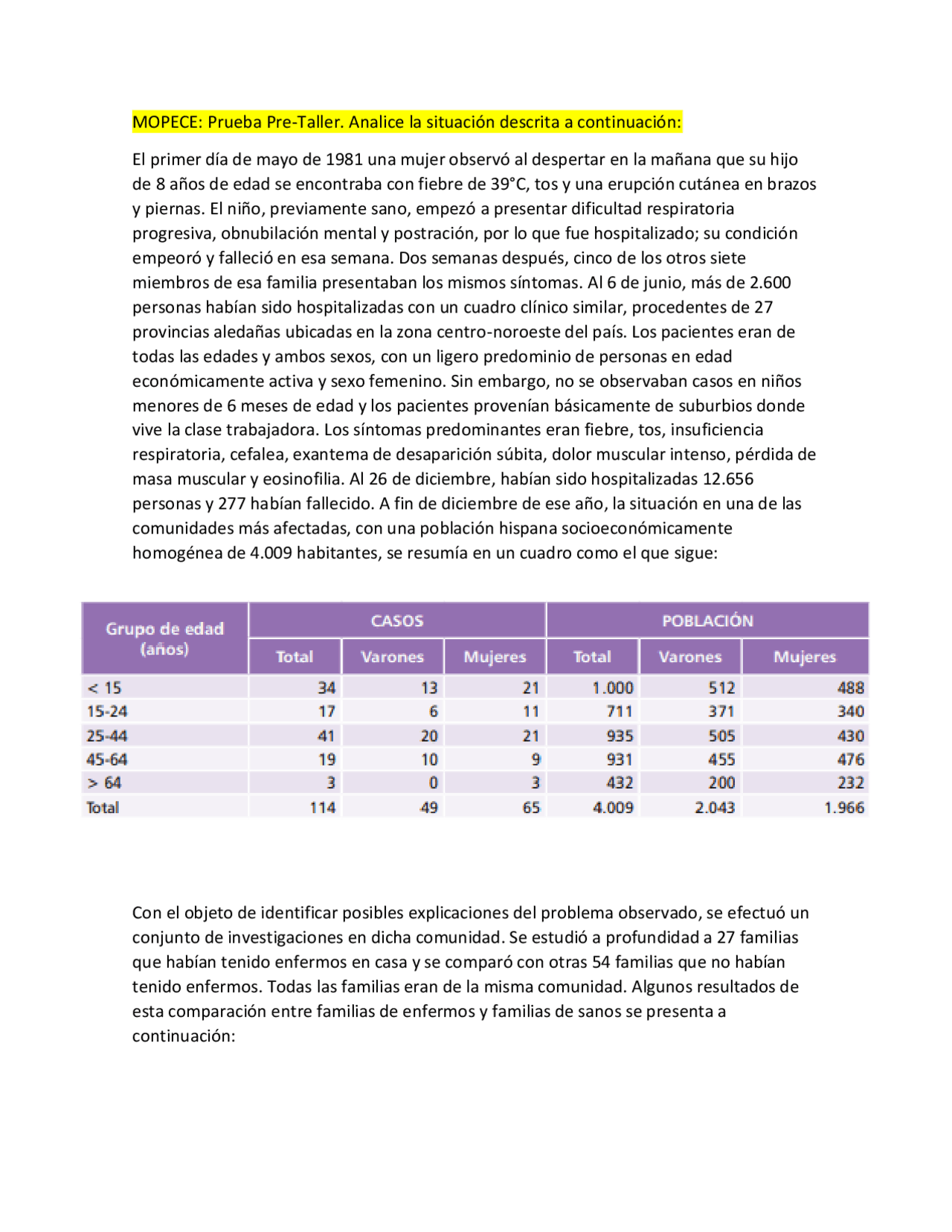 Mopece 1 Y 2 Modulo De Principios De Epidemiologia Para El Control De