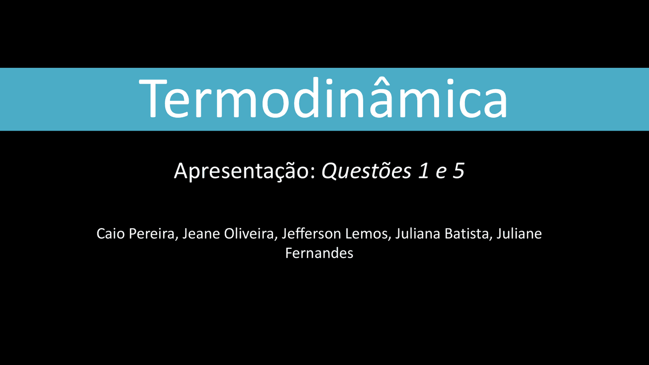 Resolução De Termodinâmica Docsity