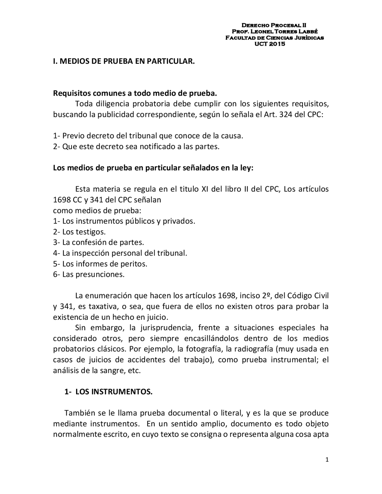 Apuntes Derecho Procesal Docsity