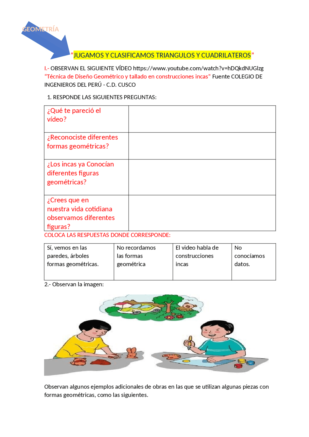 Practicas De Geometría Docsity