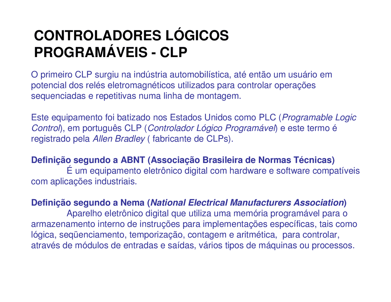 Comandos Lógico Programação Docsity