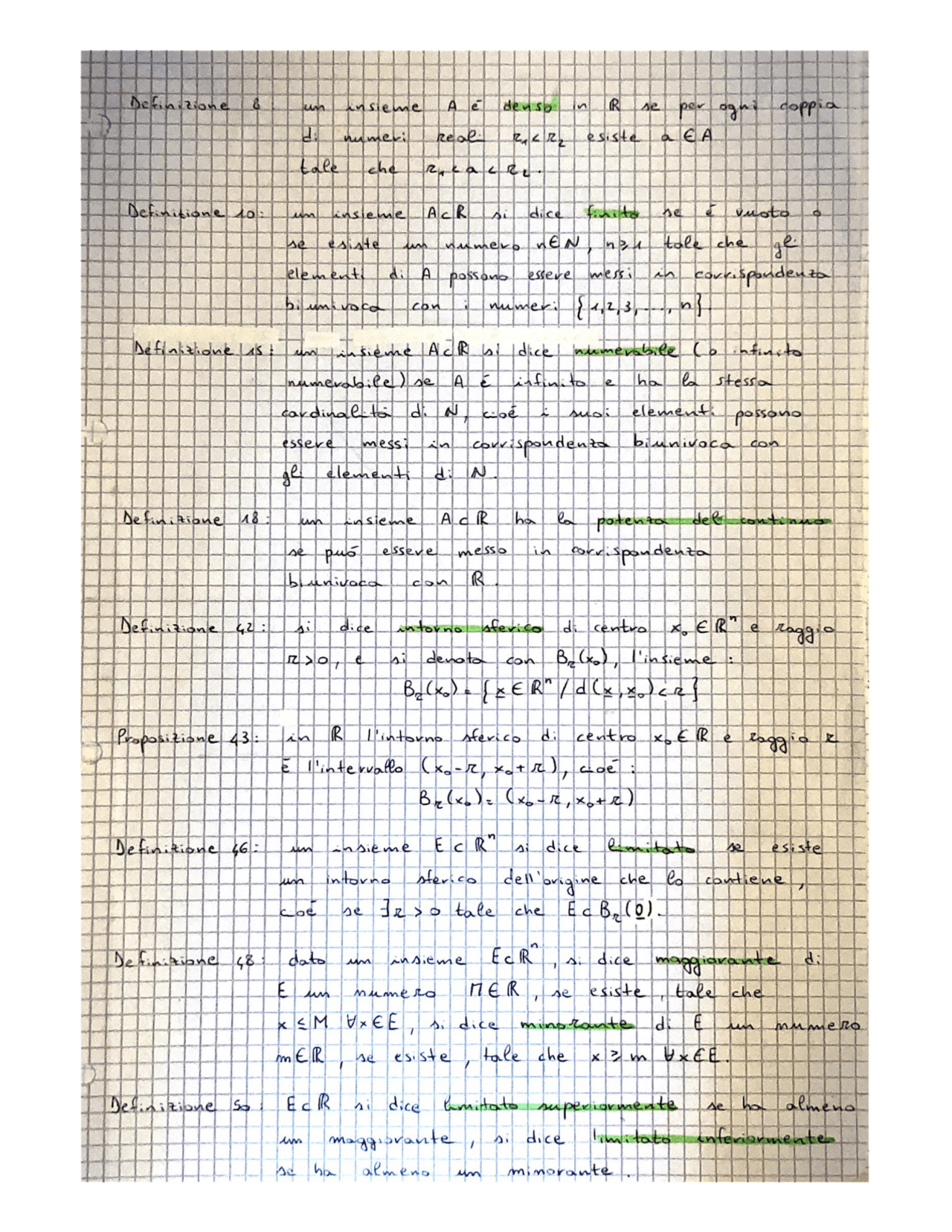 Matematica Per Leconomia I Appunti Di Matematica Per Leconomia