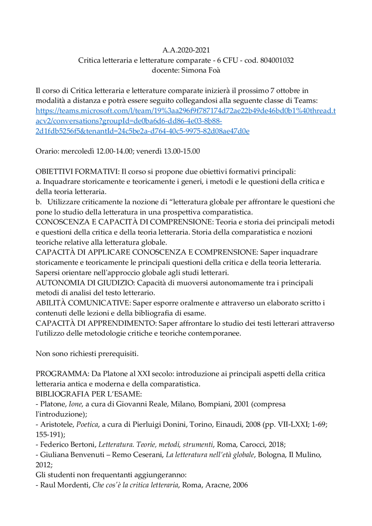 Metodo Oggettivo Di Lachmann Docsity