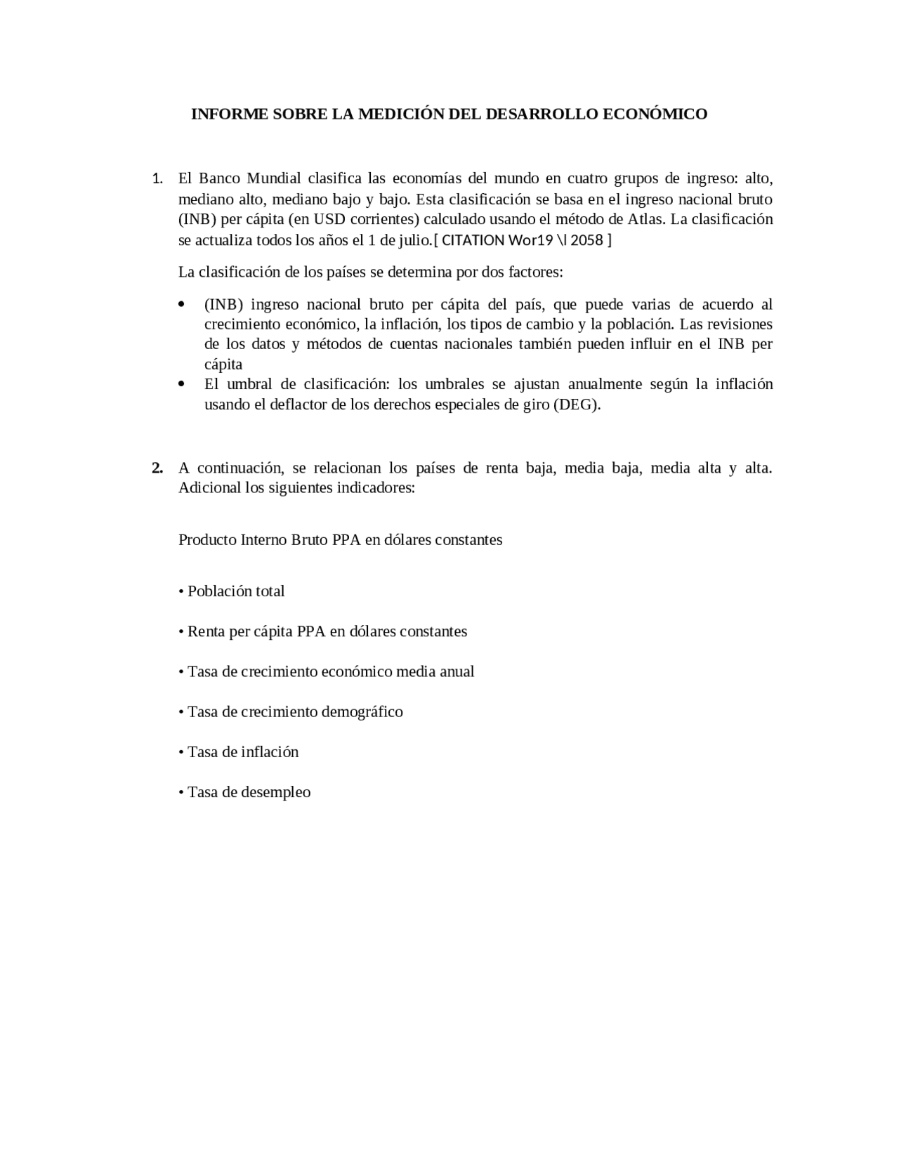Medicion Del Desarrollo Monografías Ensayos De Desarrollo